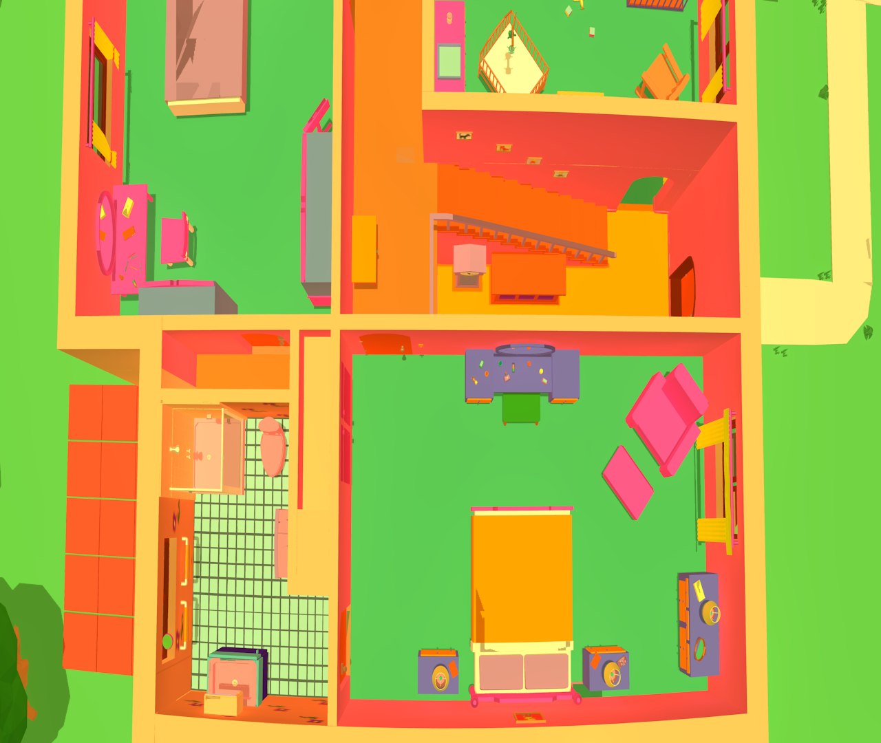 3d Model Simpson S Home