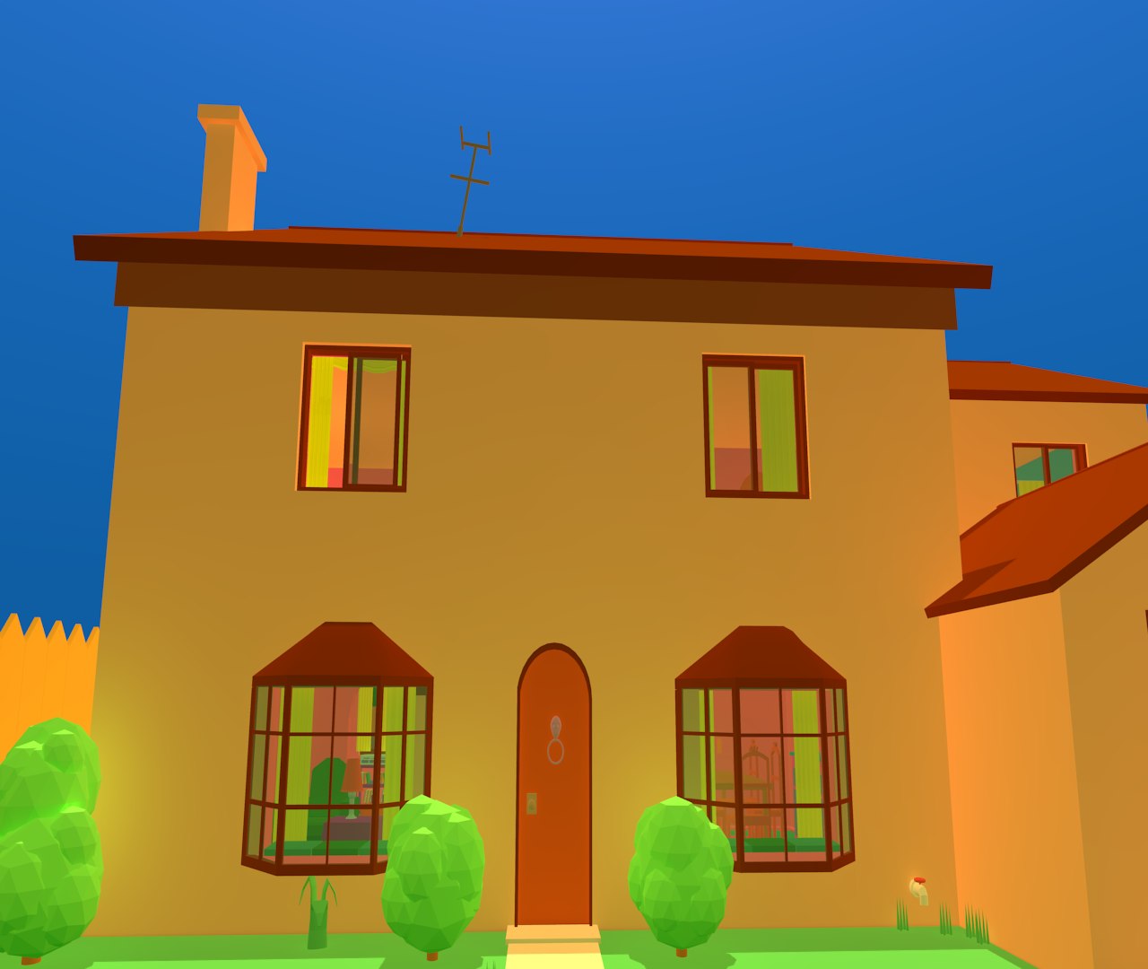 3d Model Simpson S Home