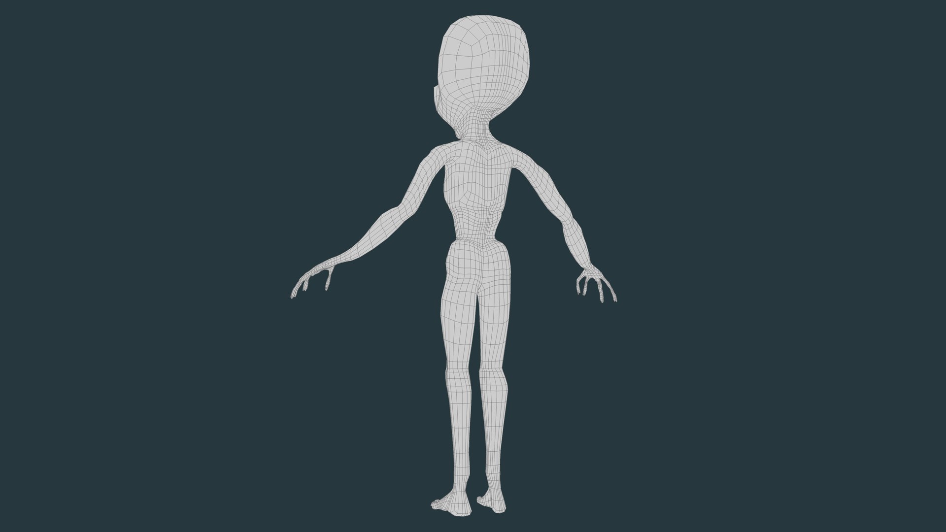3D Model Humanoid Grey Alien - TurboSquid 1450979
