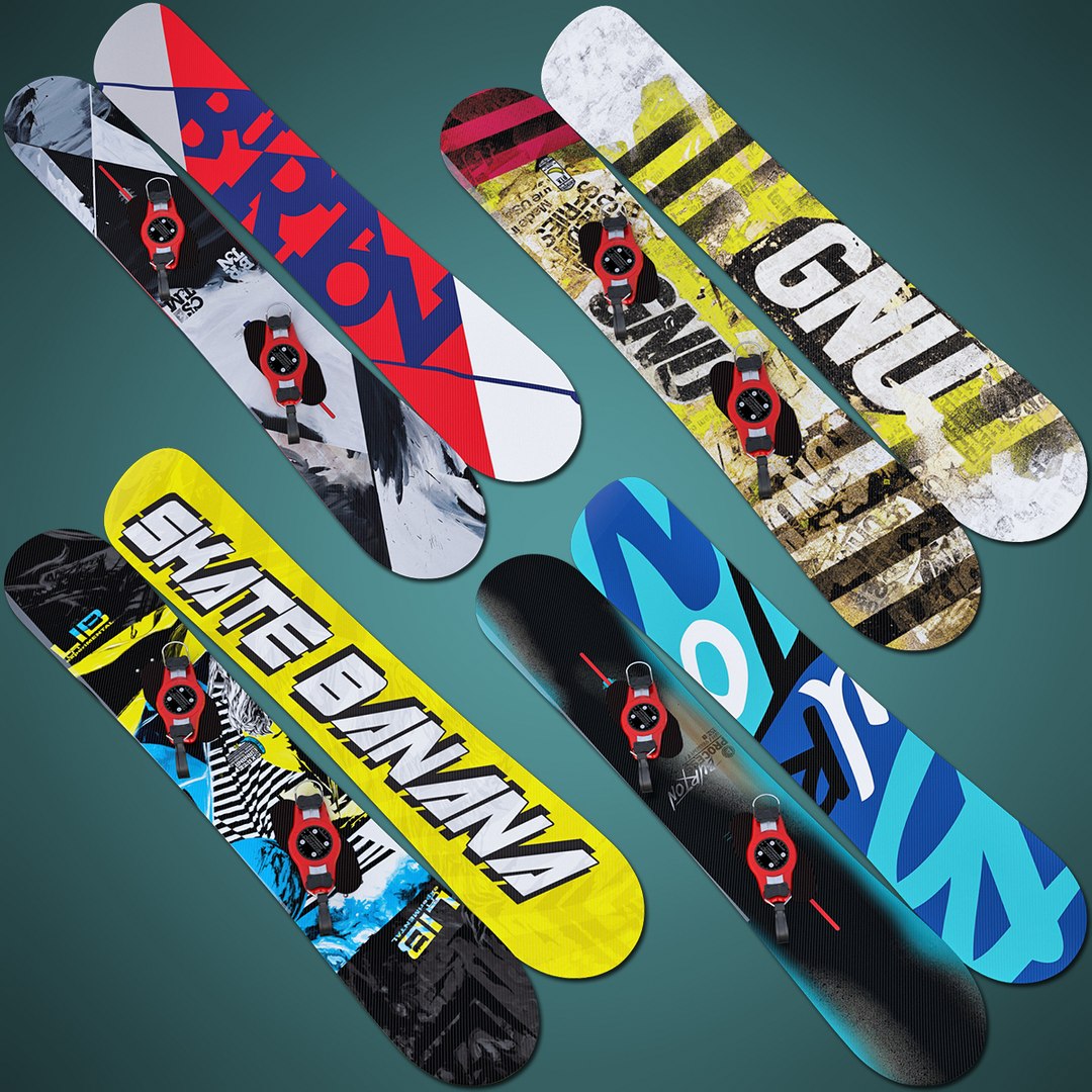 3ds Max Snowboards Olympic