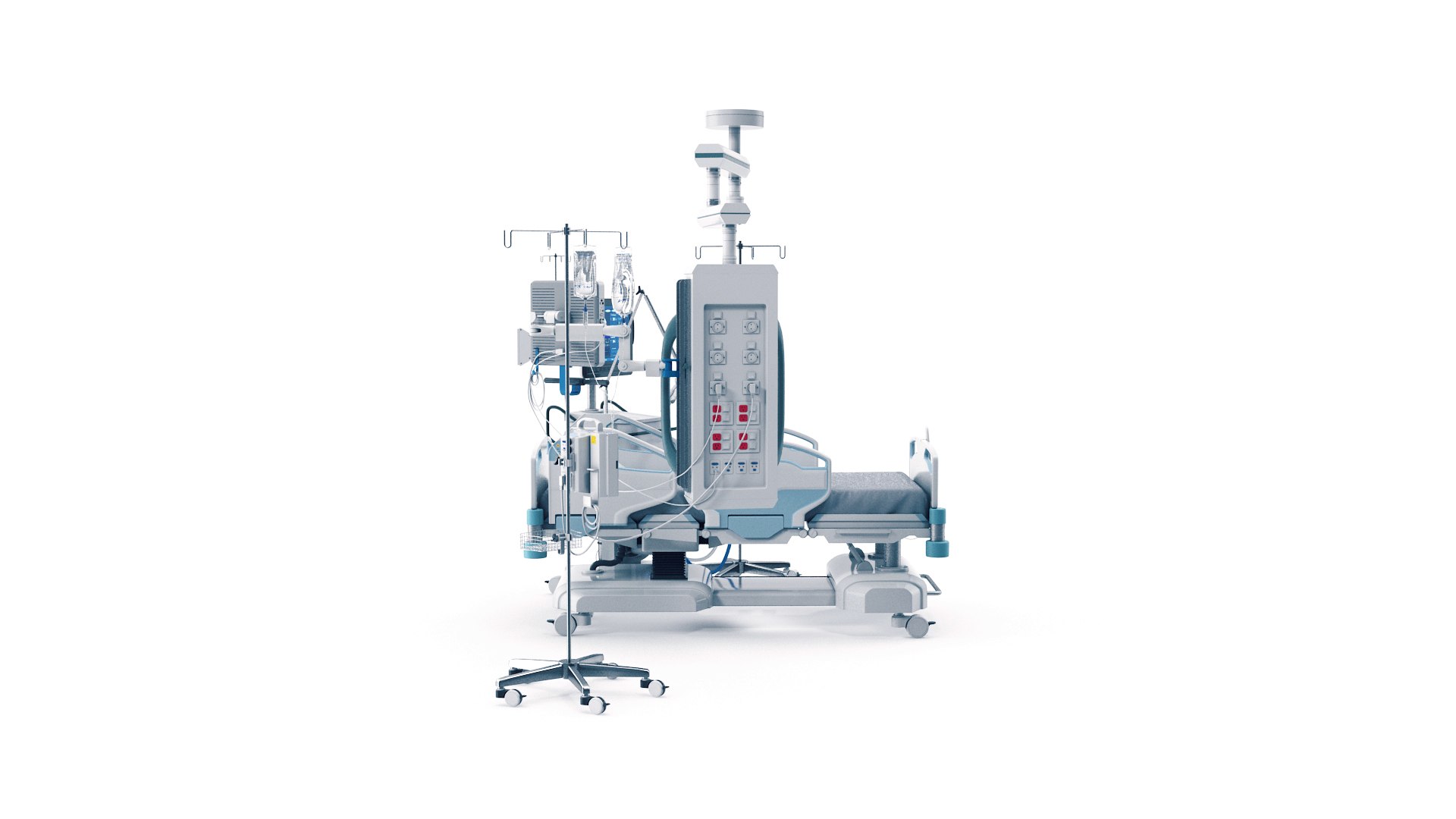 Intensive Care Equipment 3D Model - TurboSquid 2126657