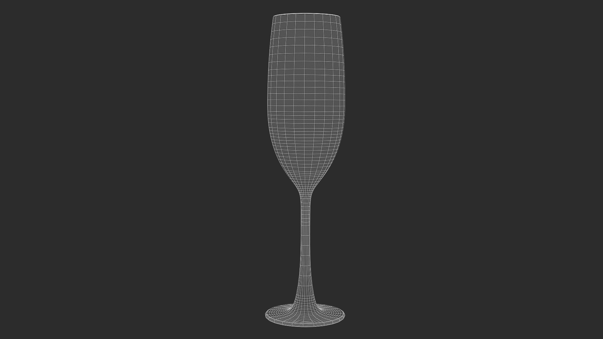 3D Flute Champagne Glass Model - TurboSquid 1825192