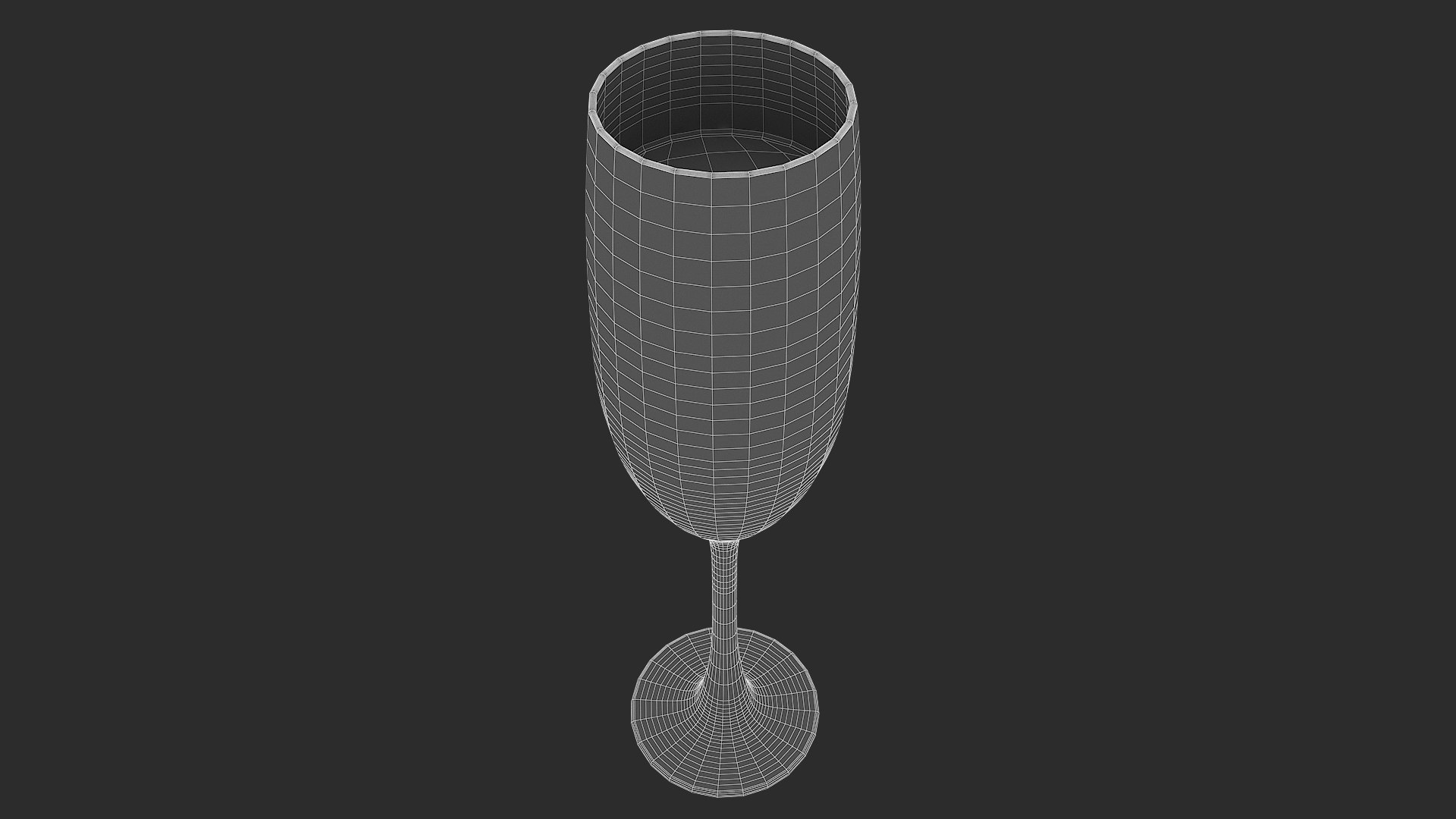 3D Flute Champagne Glass Model - TurboSquid 1825192