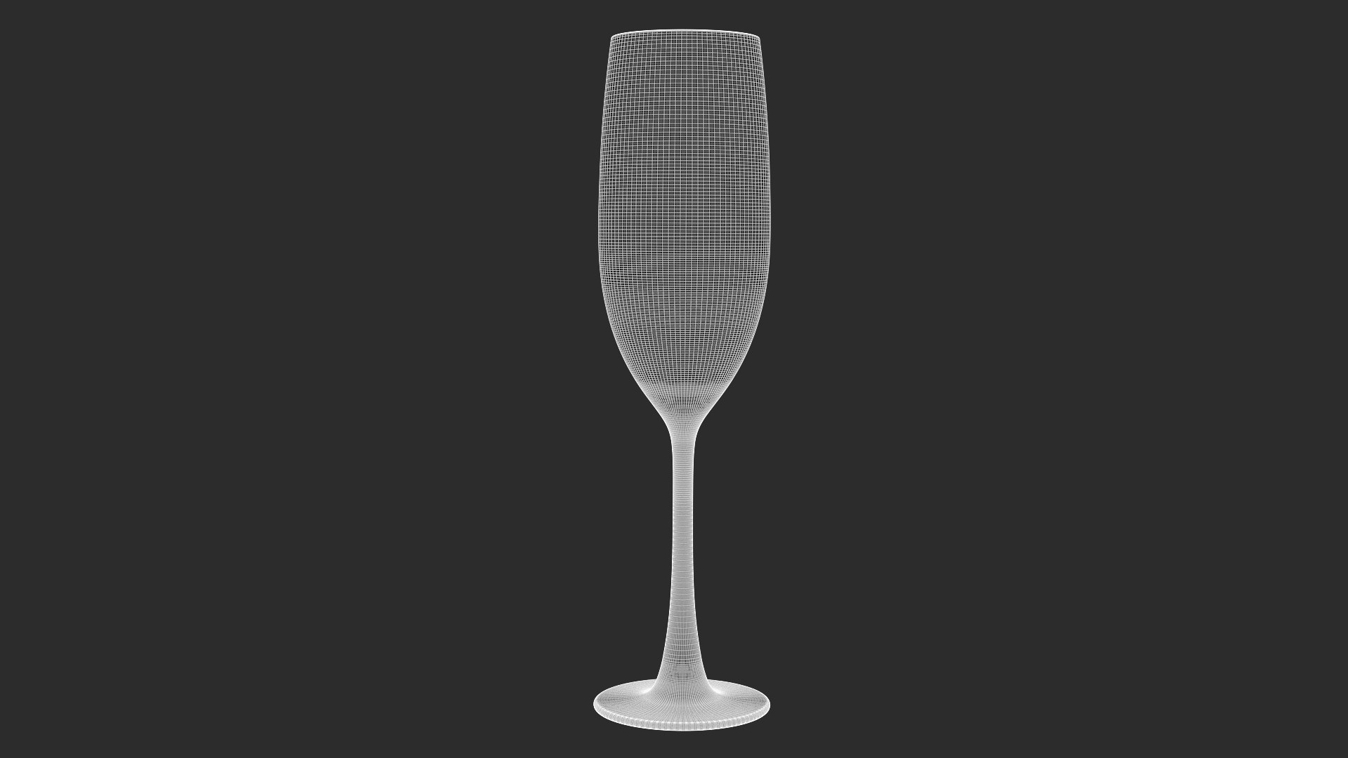 3D Flute Champagne Glass Model - TurboSquid 1825192