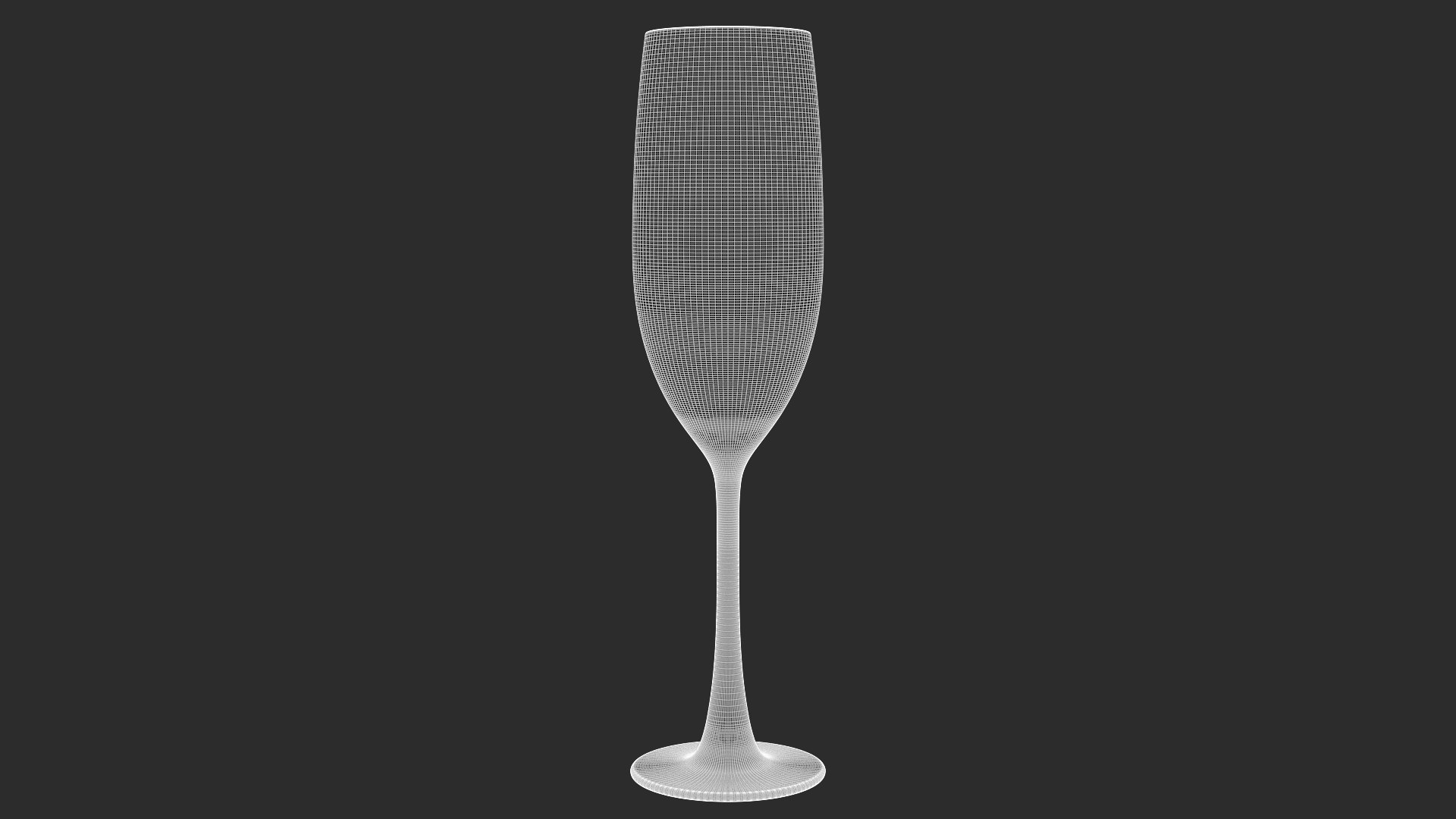 3D Flute Champagne Glass Model - TurboSquid 1825192