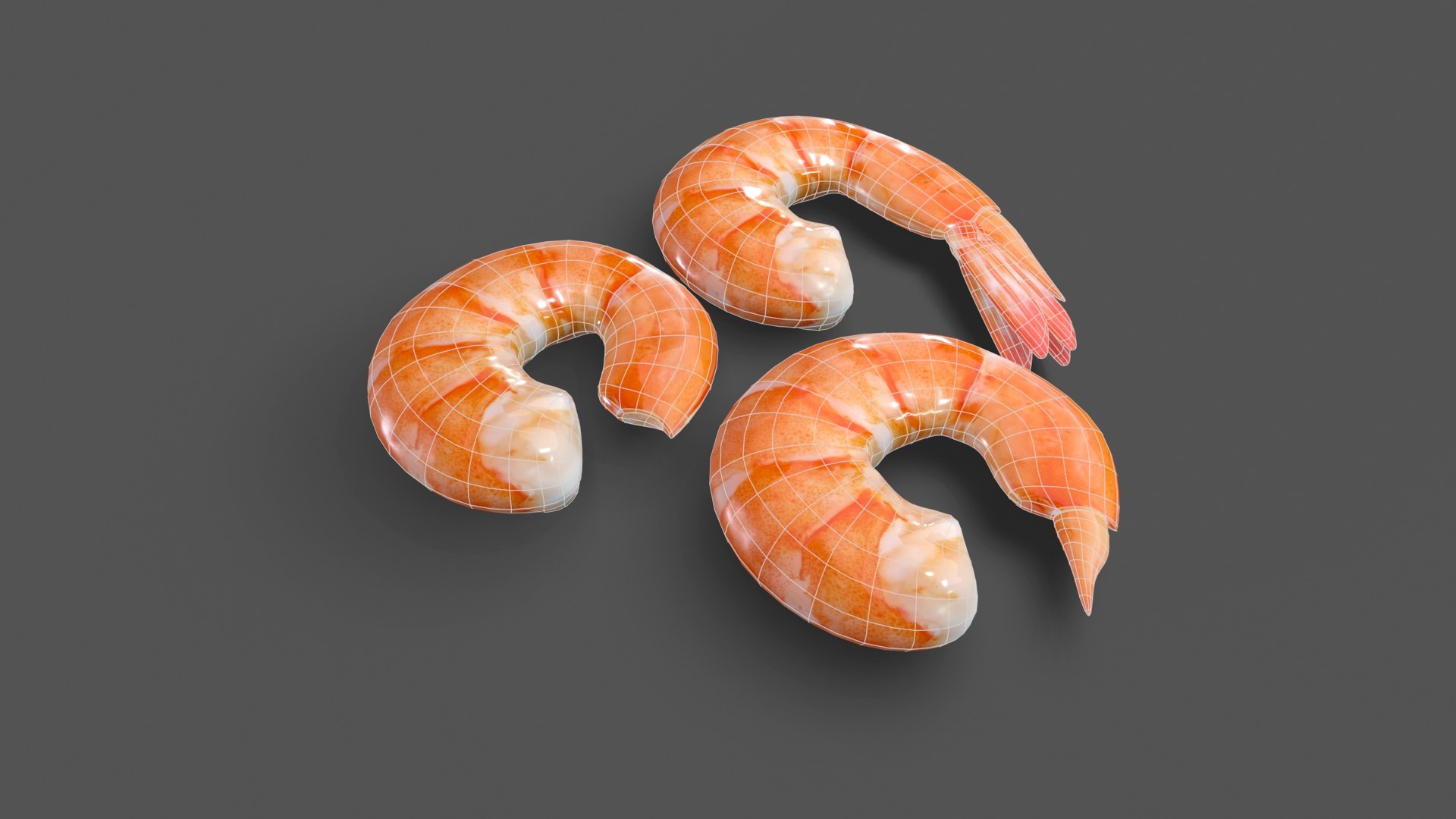 Shrimp 3D Model - TurboSquid 2254861