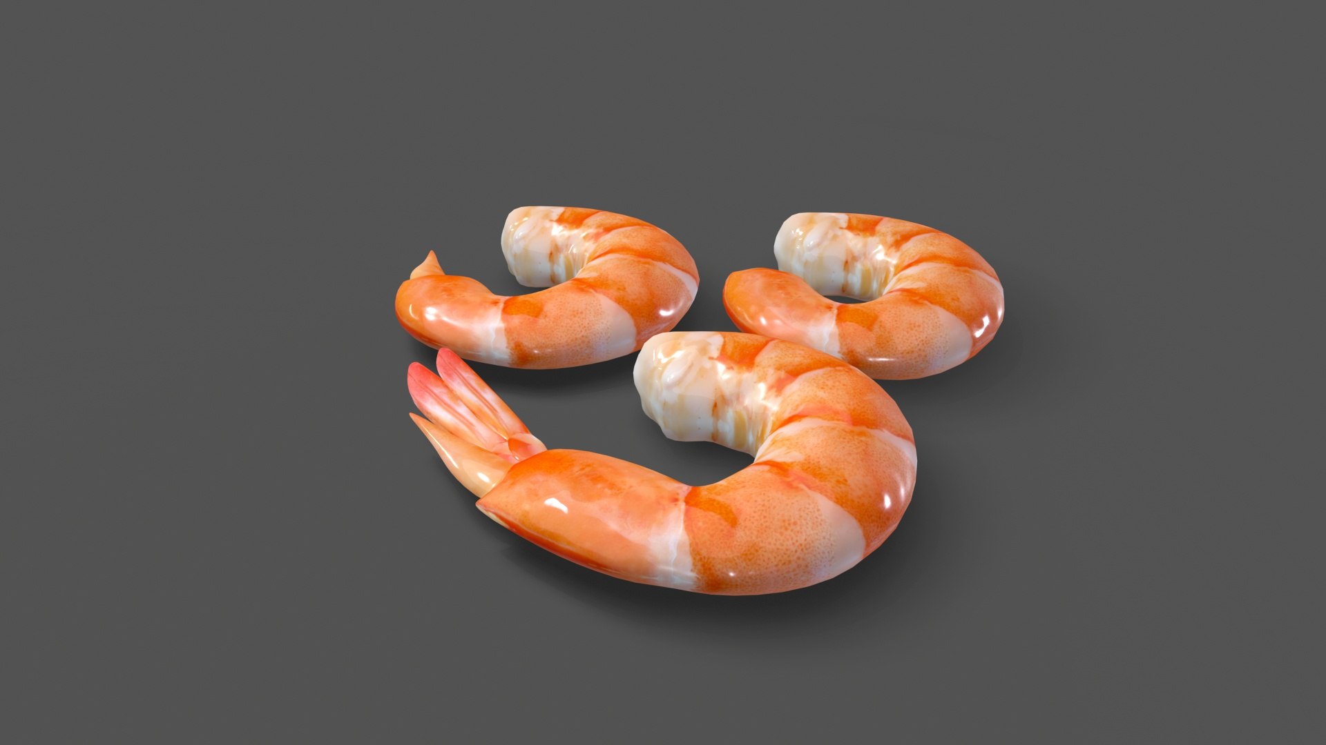 Shrimp 3D Model - TurboSquid 2254861