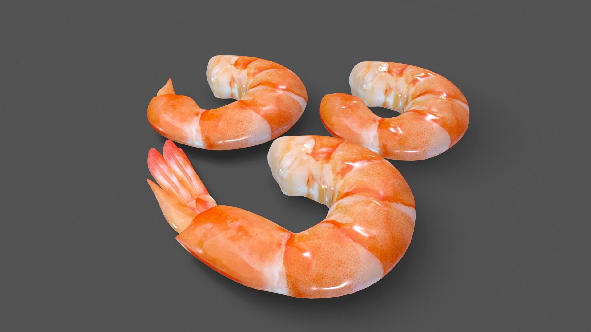 Shrimp 3D Model - TurboSquid 2254861