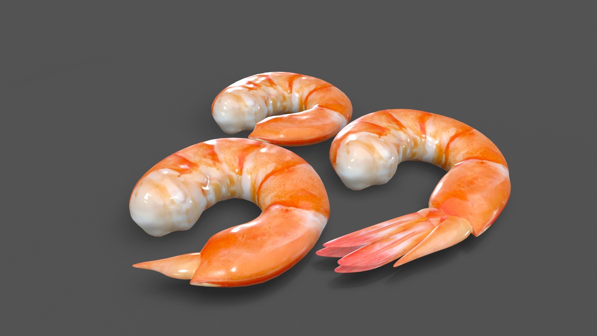 Shrimp 3D Model - TurboSquid 2254861