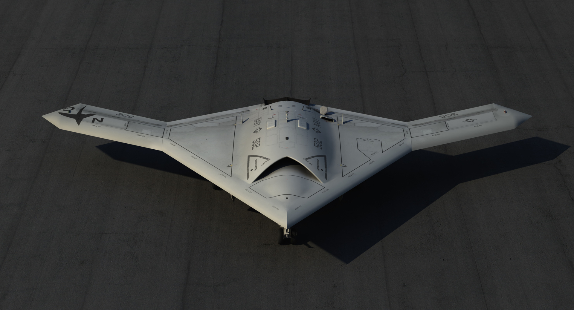 Northrop X47-b 3d Max