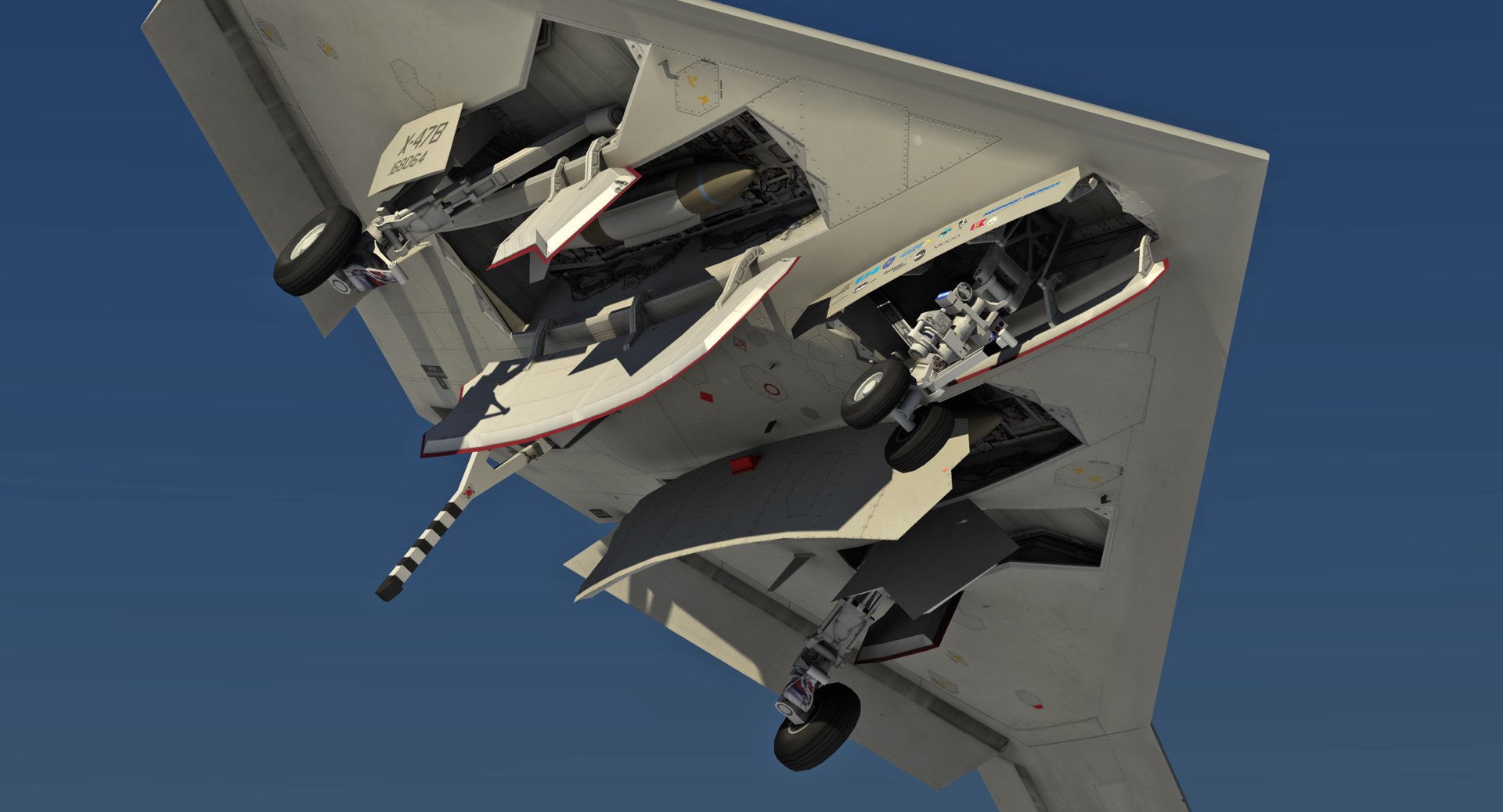 Northrop X47-b 3d Max