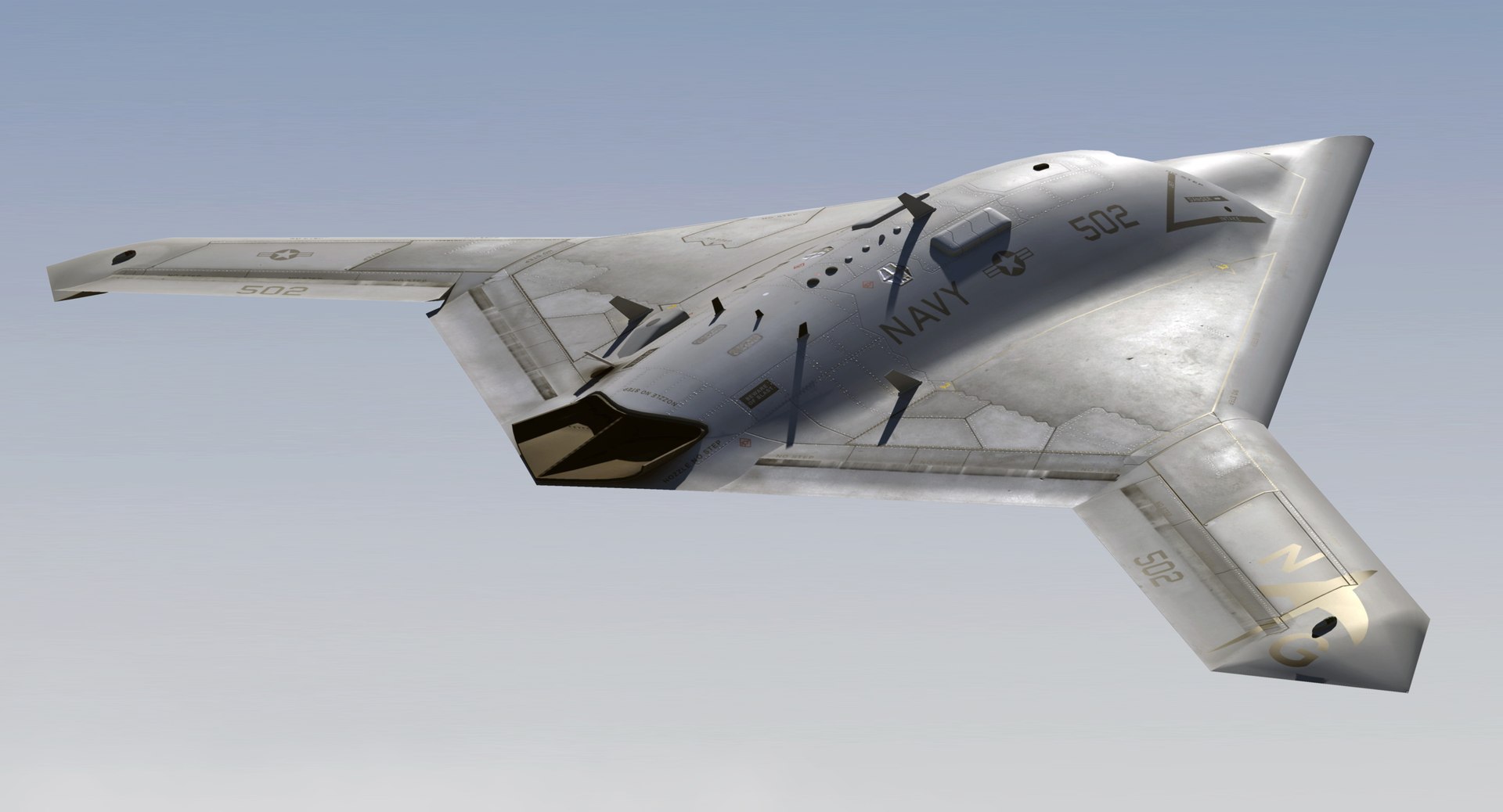 Northrop X47-b 3d Max