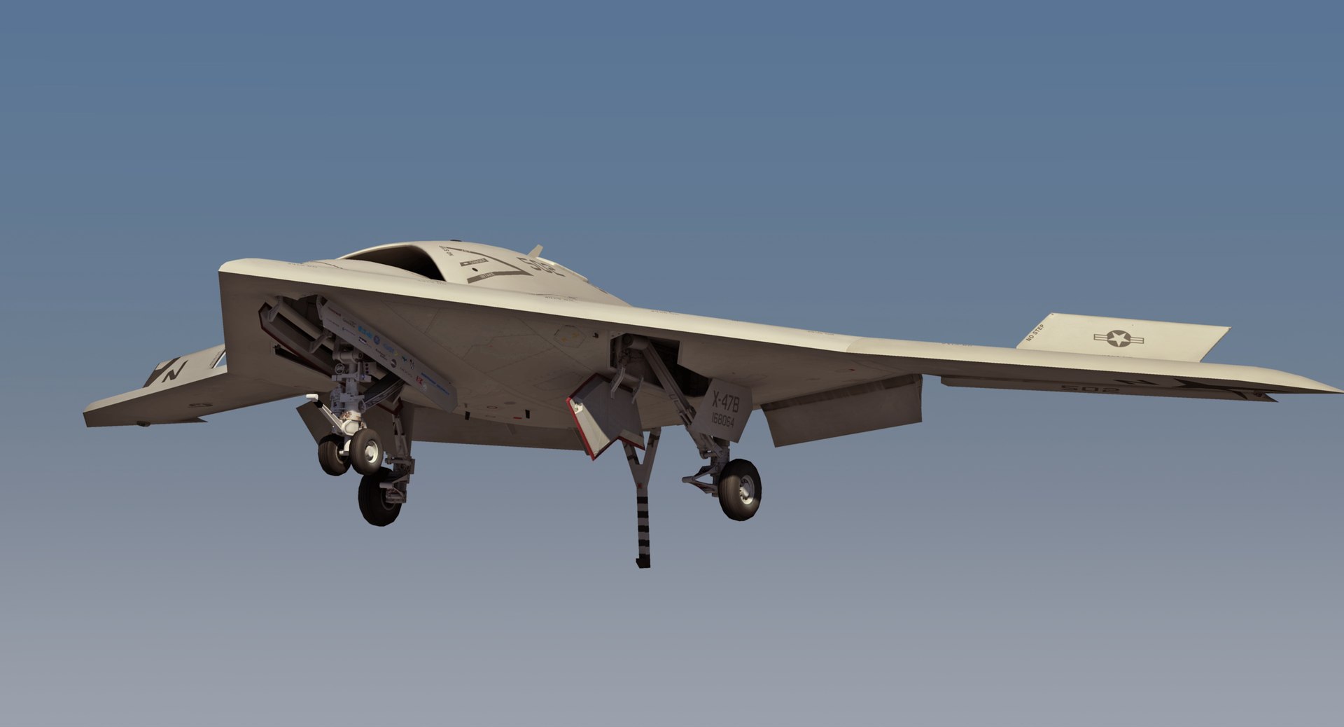 Northrop X47-b 3d Max