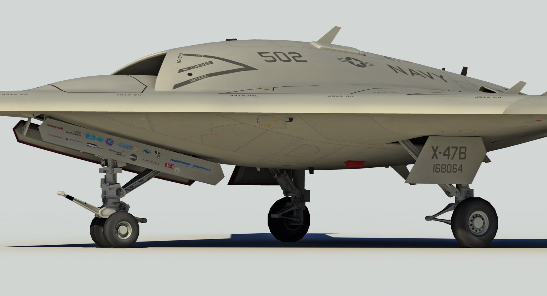 Northrop X47-b 3d Max