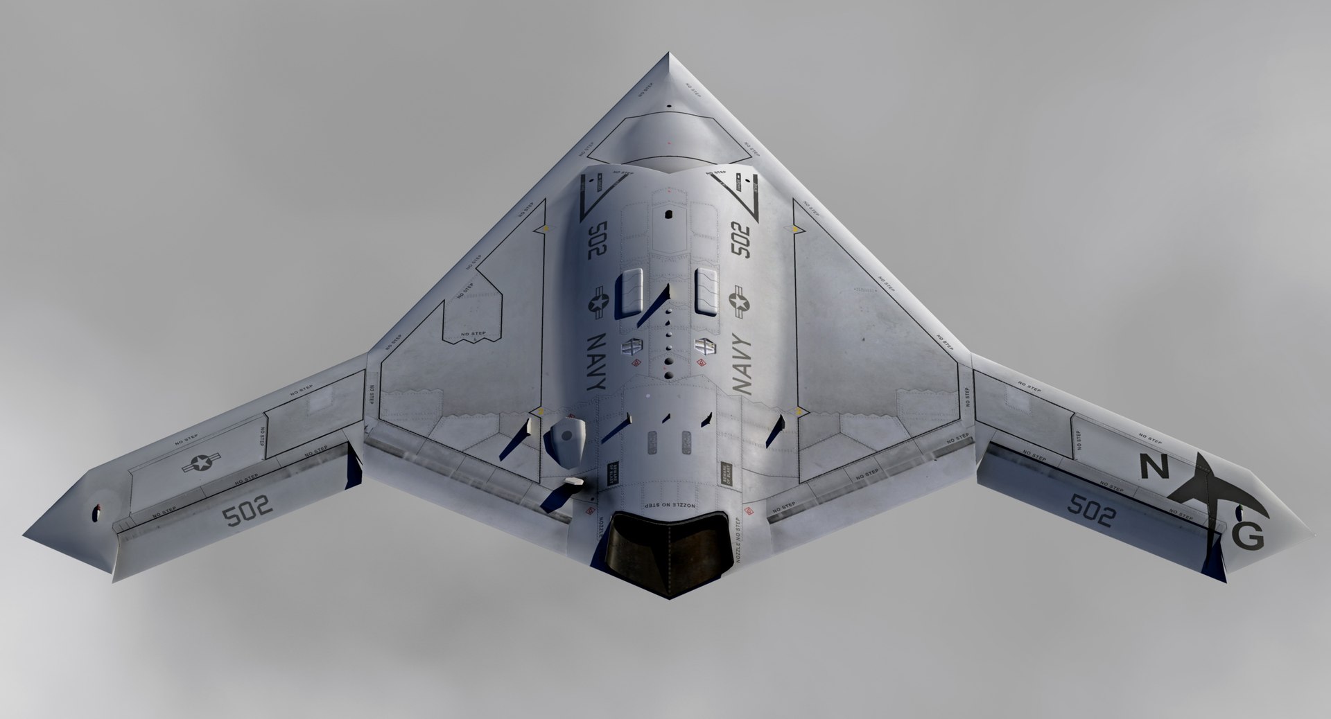 Northrop X47-b 3d Max