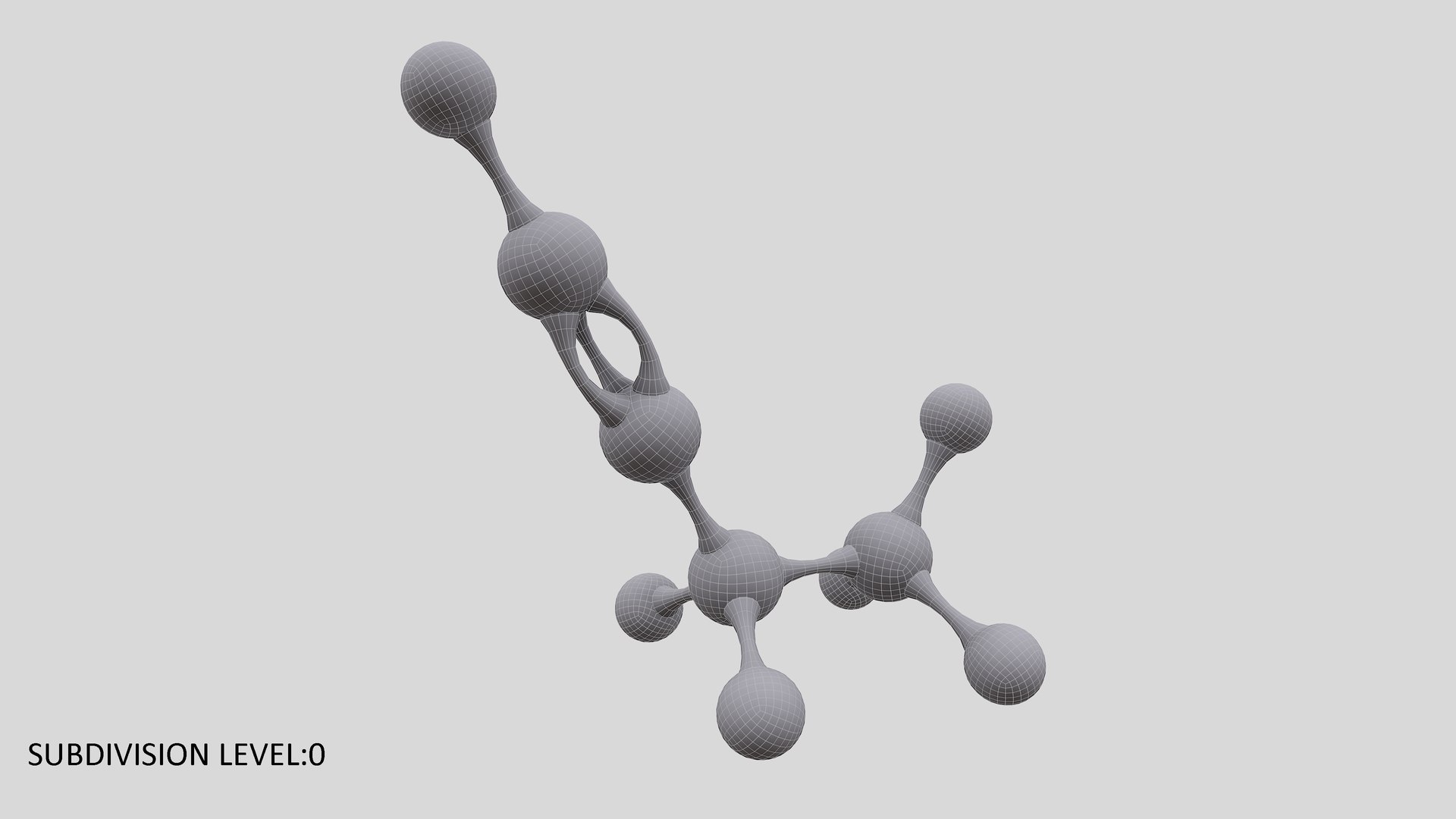 Butyne Molecule With PBR 4K 8K Model - TurboSquid 1942405