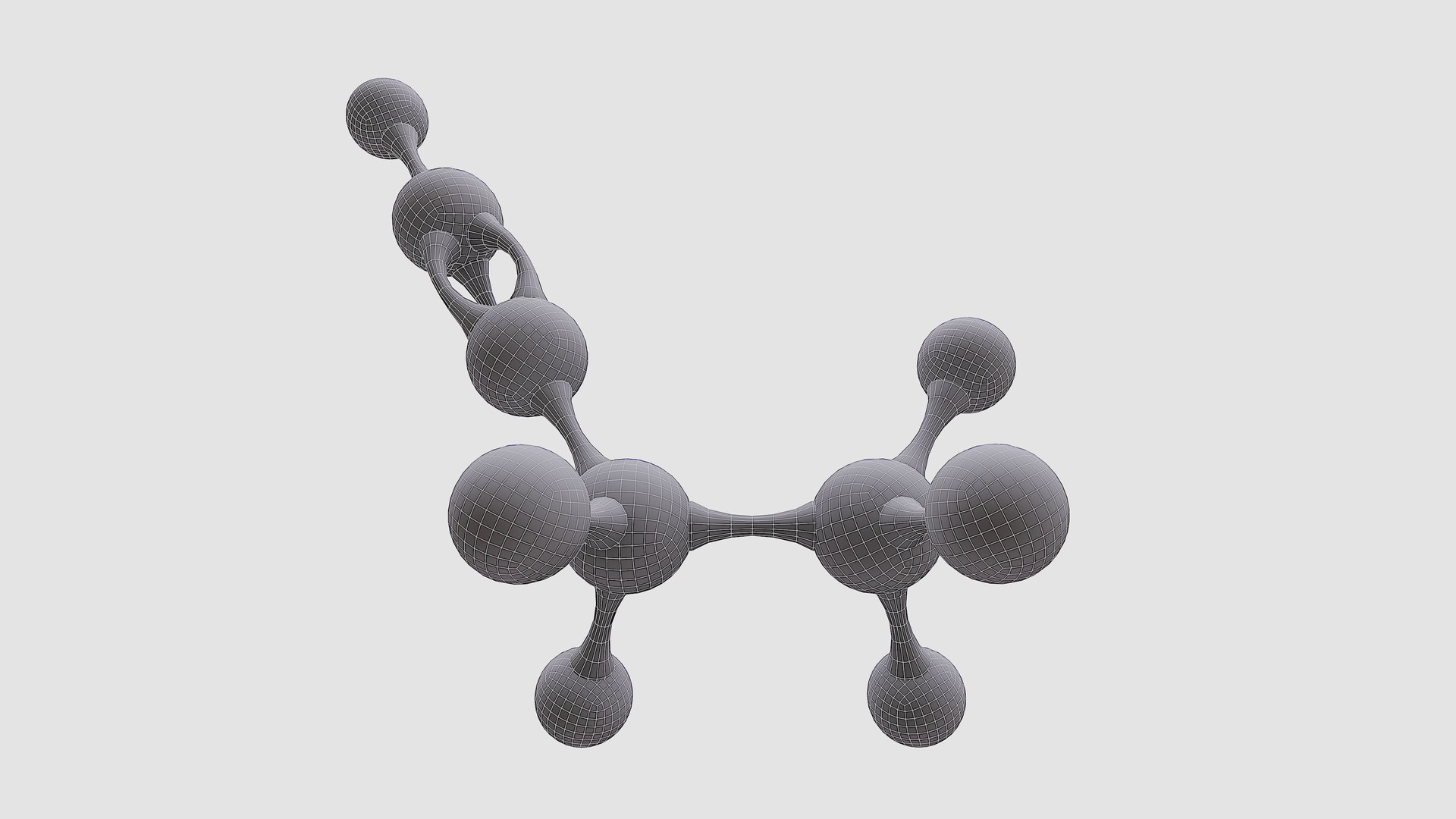 Butyne Molecule With PBR 4K 8K Model - TurboSquid 1942405