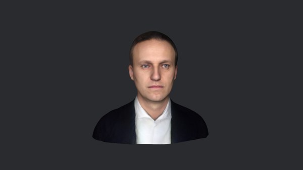 Alexey Navalny- Realistic bust head ready Modelo 3D - TurboSquid 1970886