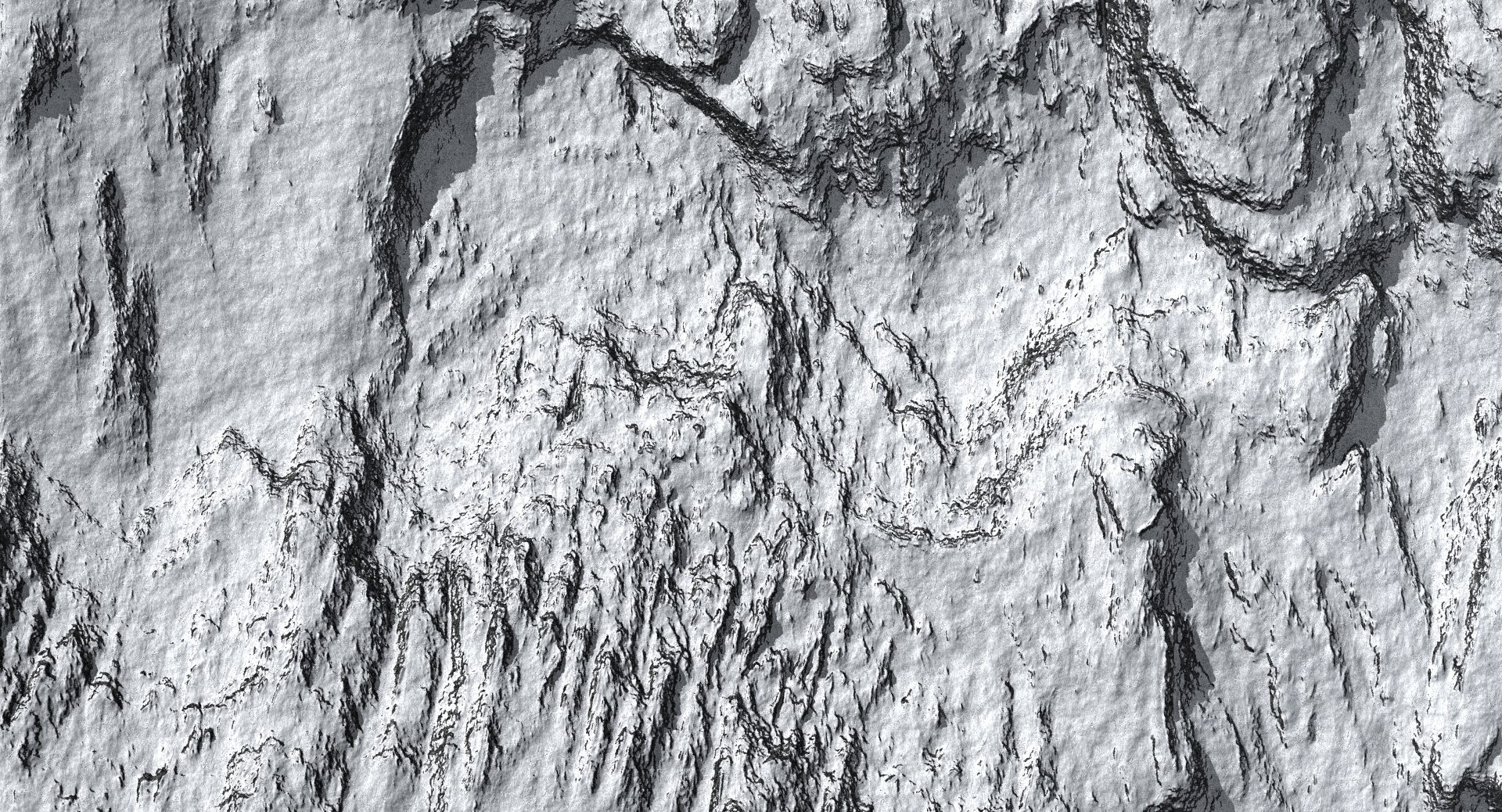 3d Snowy Mountain Snow Model