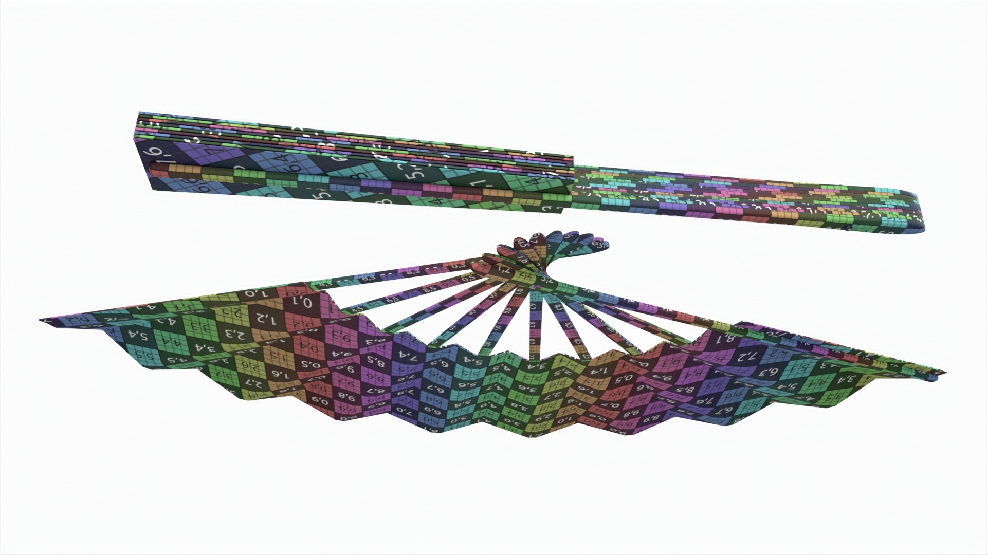 Japanese Ogi Fan For Dancing 3D Model - TurboSquid 2134517