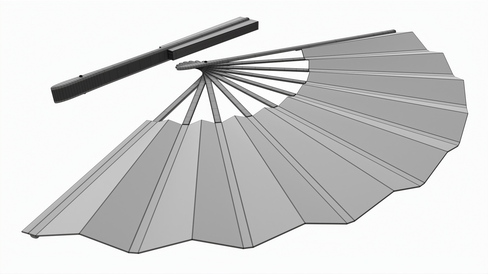 Japanese Ogi Fan For Dancing 3D Model - TurboSquid 2134517