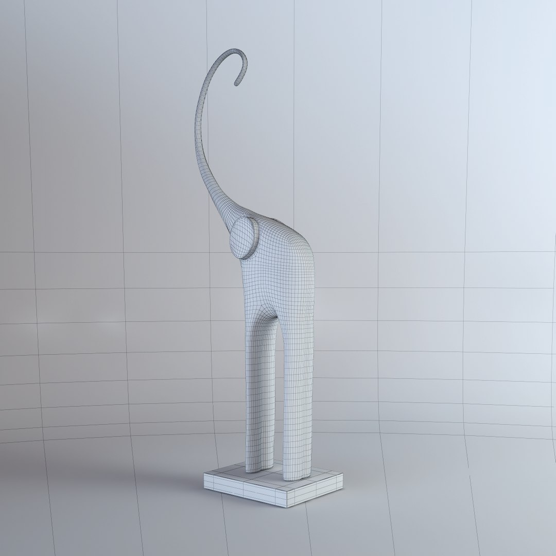 Elephant modern 1 3D model - TurboSquid 1250069