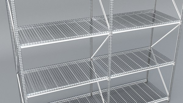 modelo 3d Estante de almacén PBR - TurboSquid 2410010