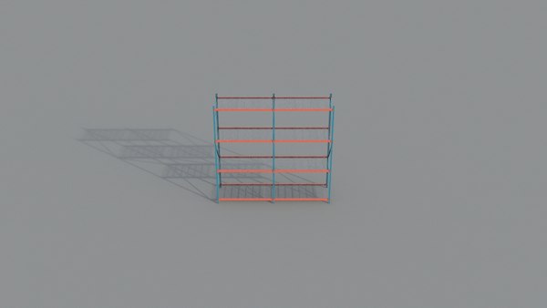 modelo 3d Estante de almacén PBR - TurboSquid 2410010