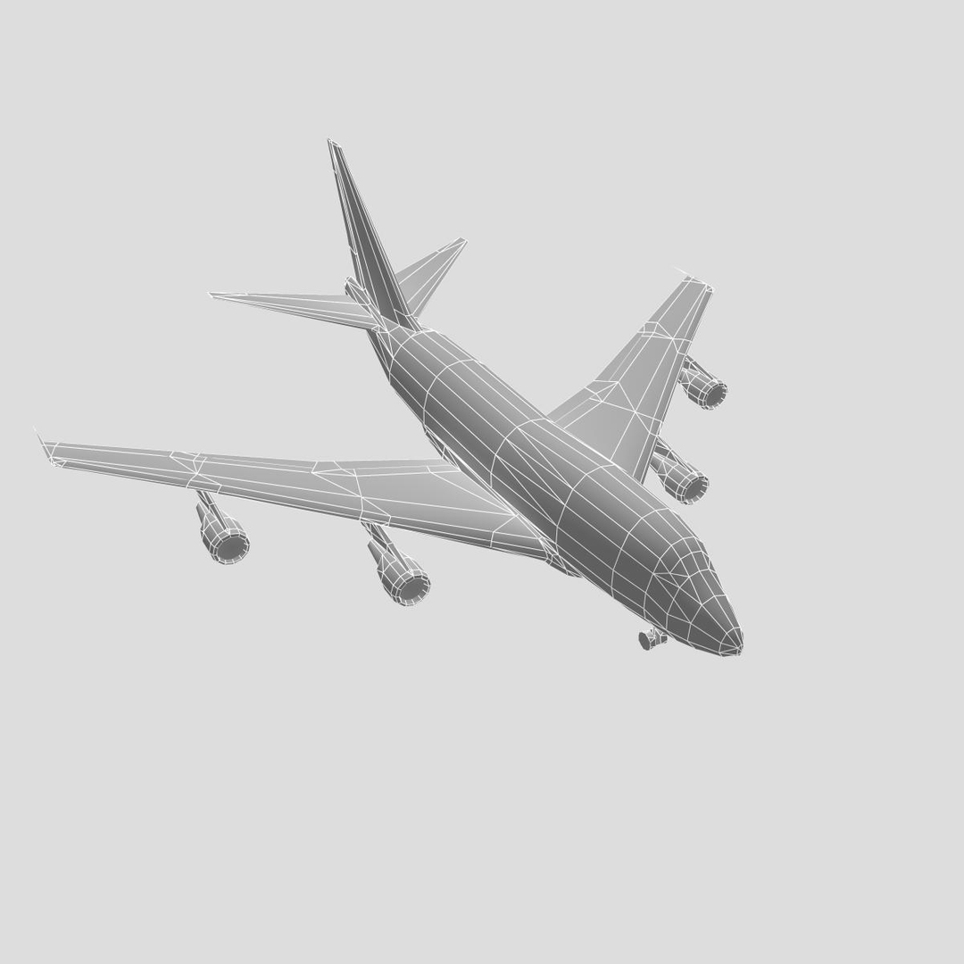 3d Model Boeing 747sp Air