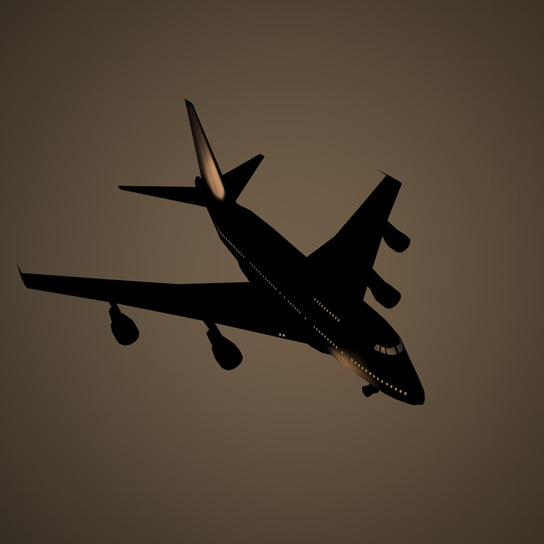 3d Model Boeing 747sp Air