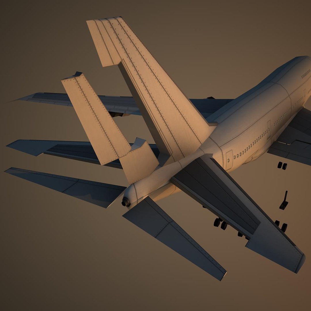 3d Model Boeing 747sp Air