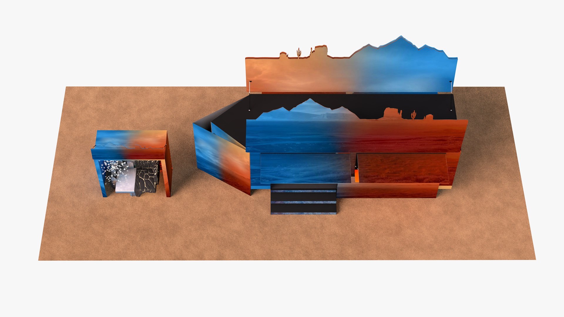 3D Trade Show Booth Model - TurboSquid 2369972