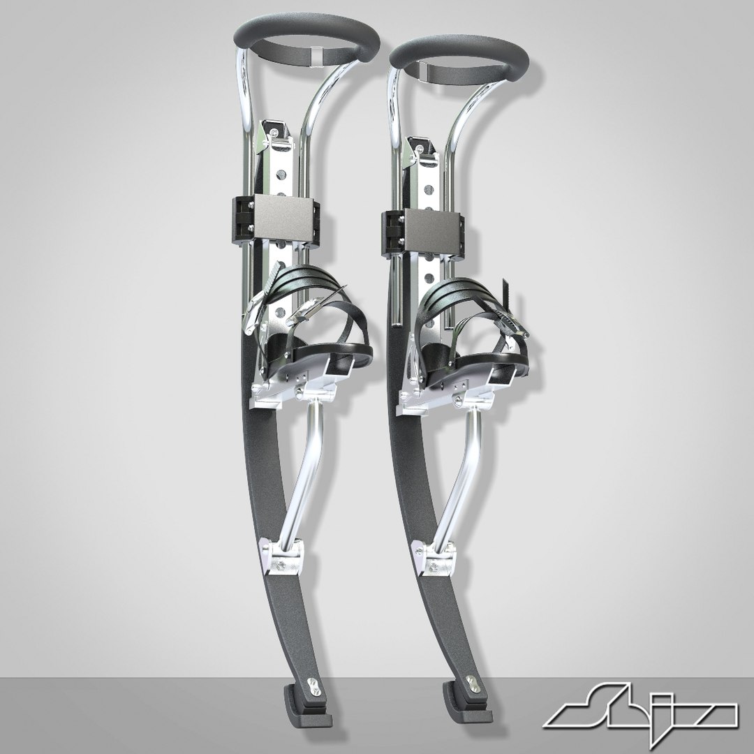 jumping stilt 1 3d model