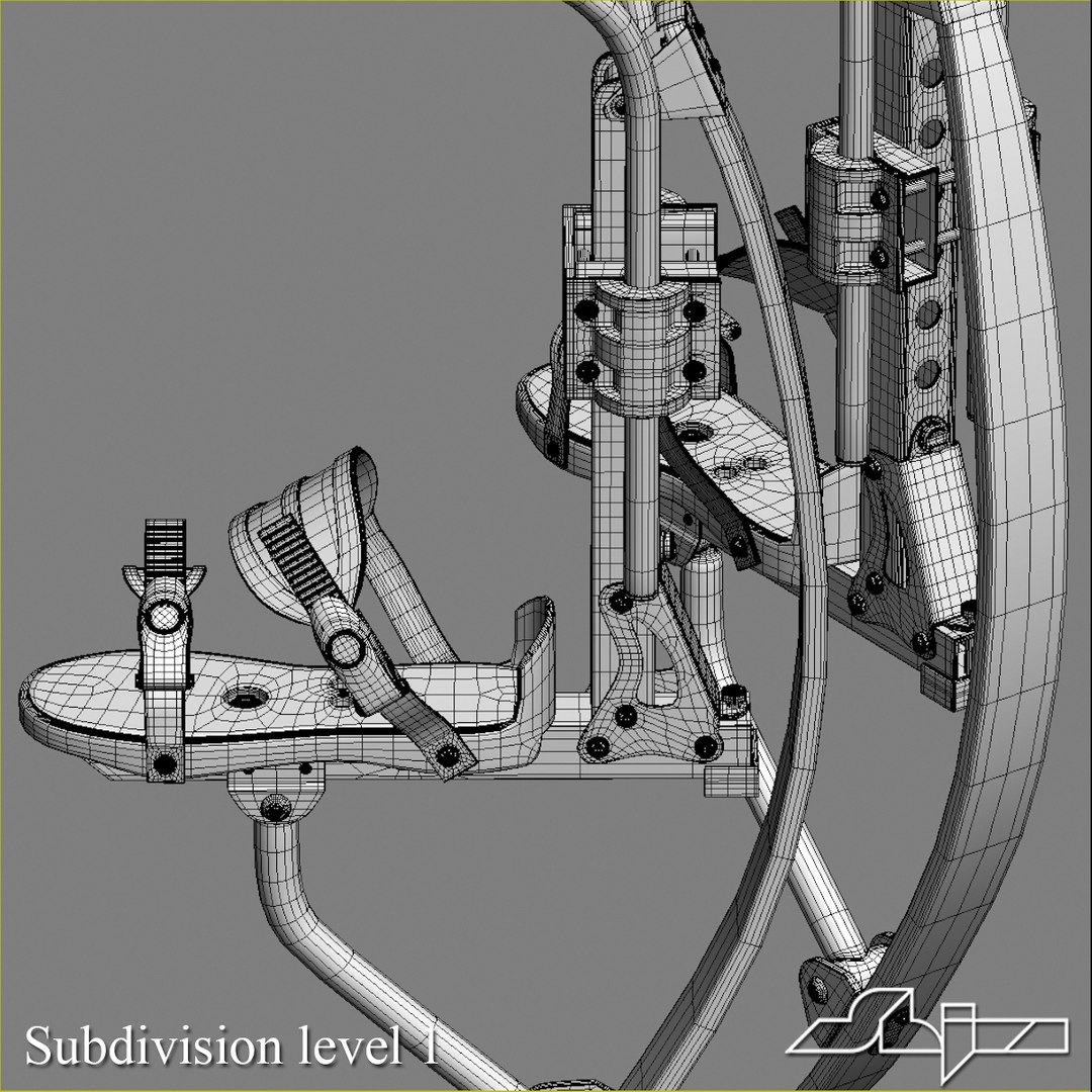 jumping stilt 1 3d model