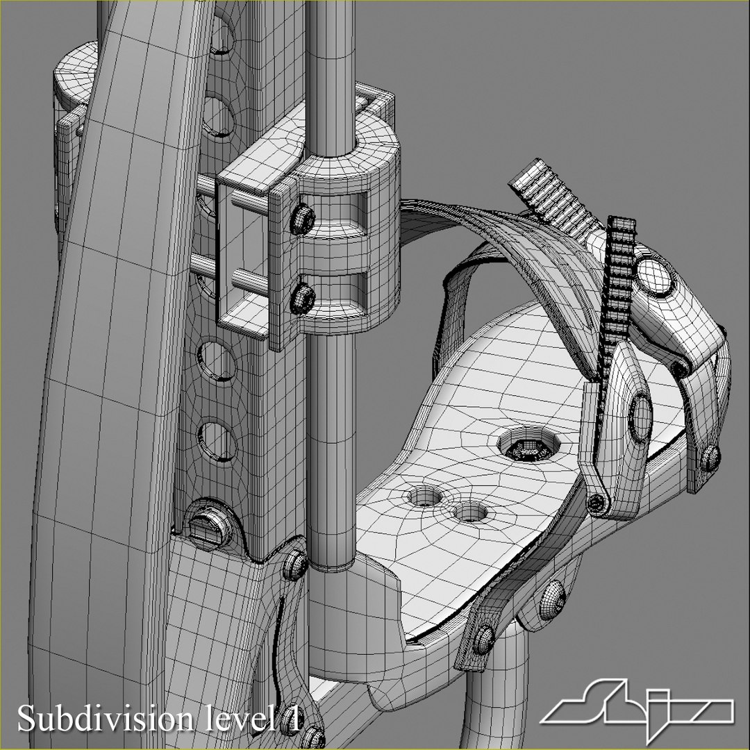 jumping stilt 1 3d model