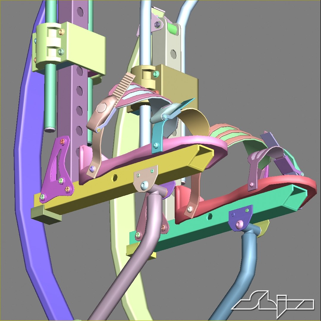 Jumping Stilt 1 3d Model