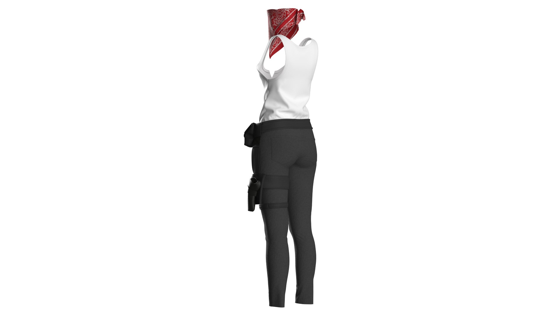 Womens - Agent Outfit 3D Model - TurboSquid 2332447
