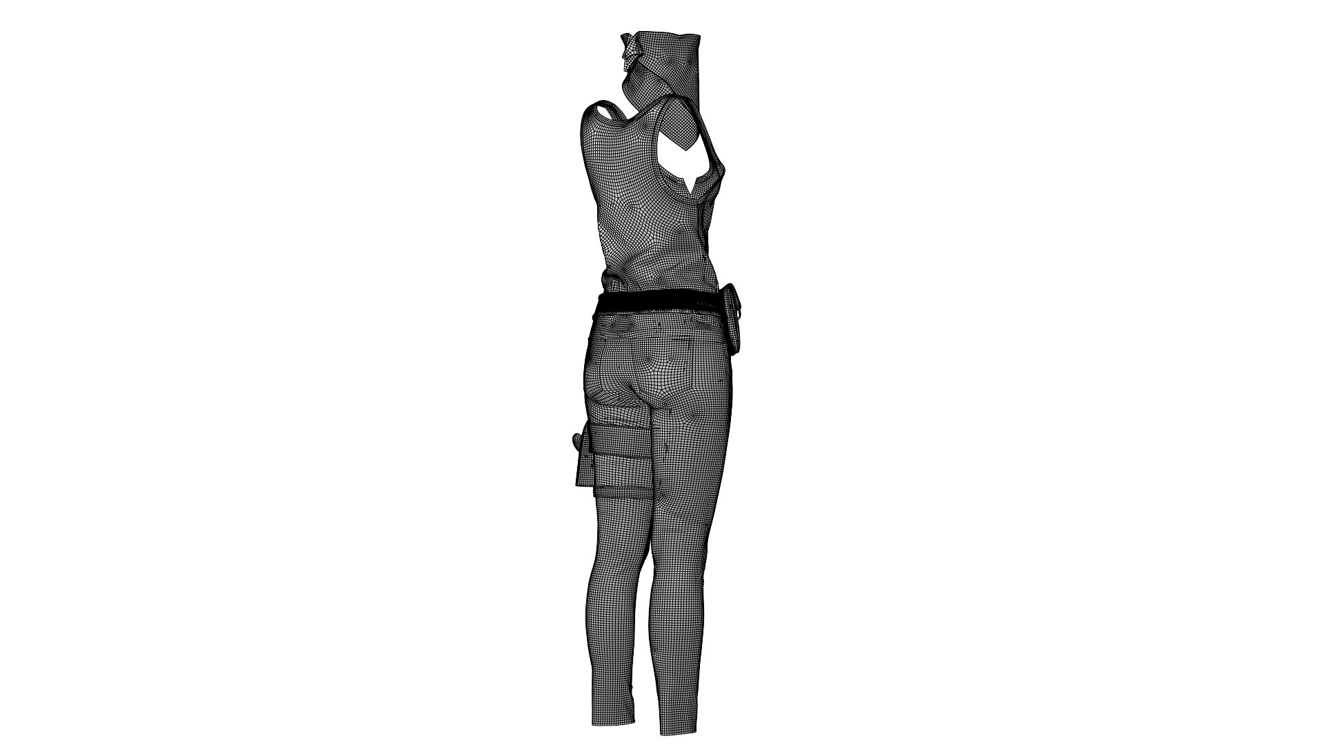 Womens - Agent Outfit 3D Model - TurboSquid 2332447