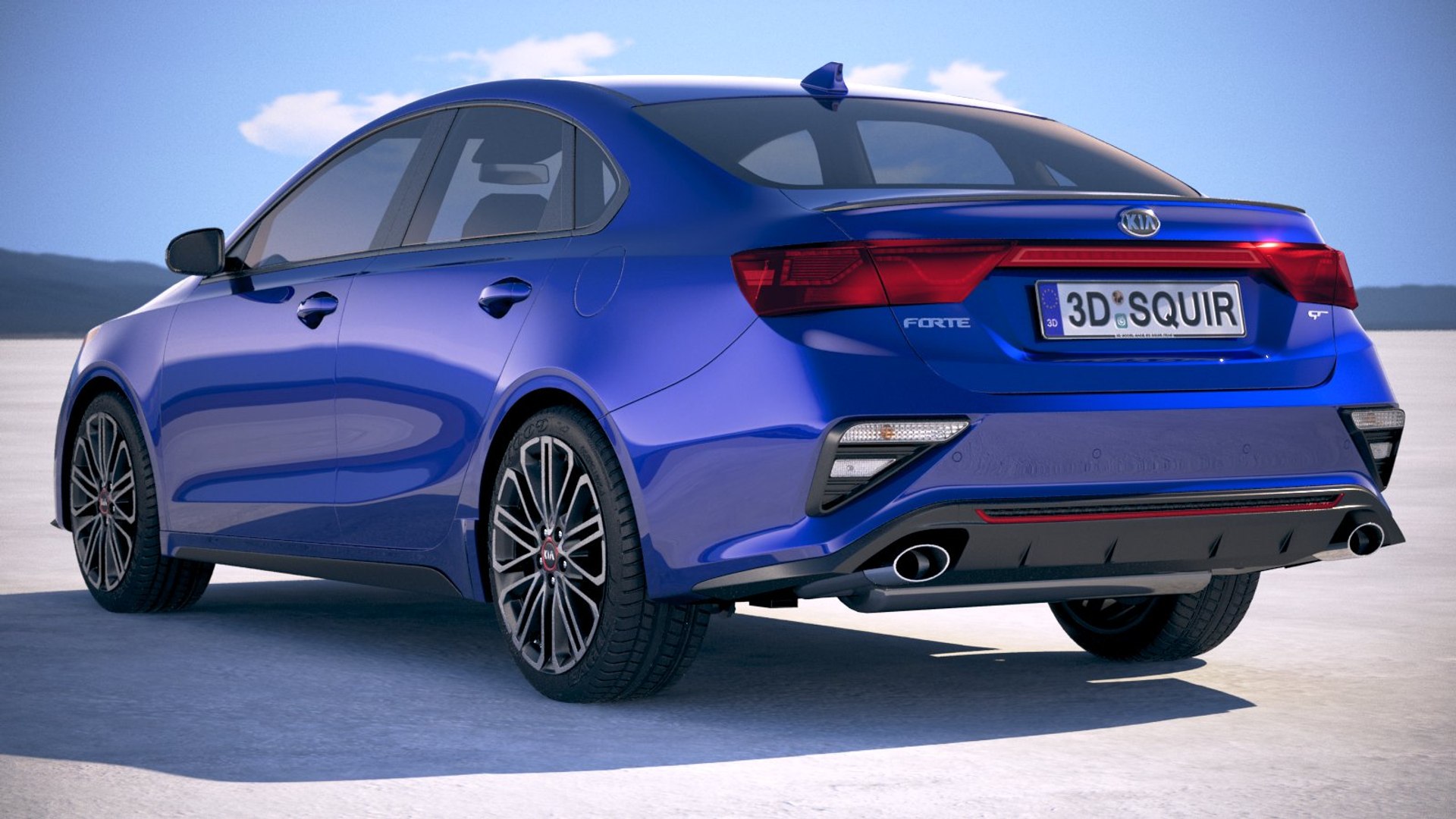 3D Kia Forte Gt Model - TurboSquid 1347256