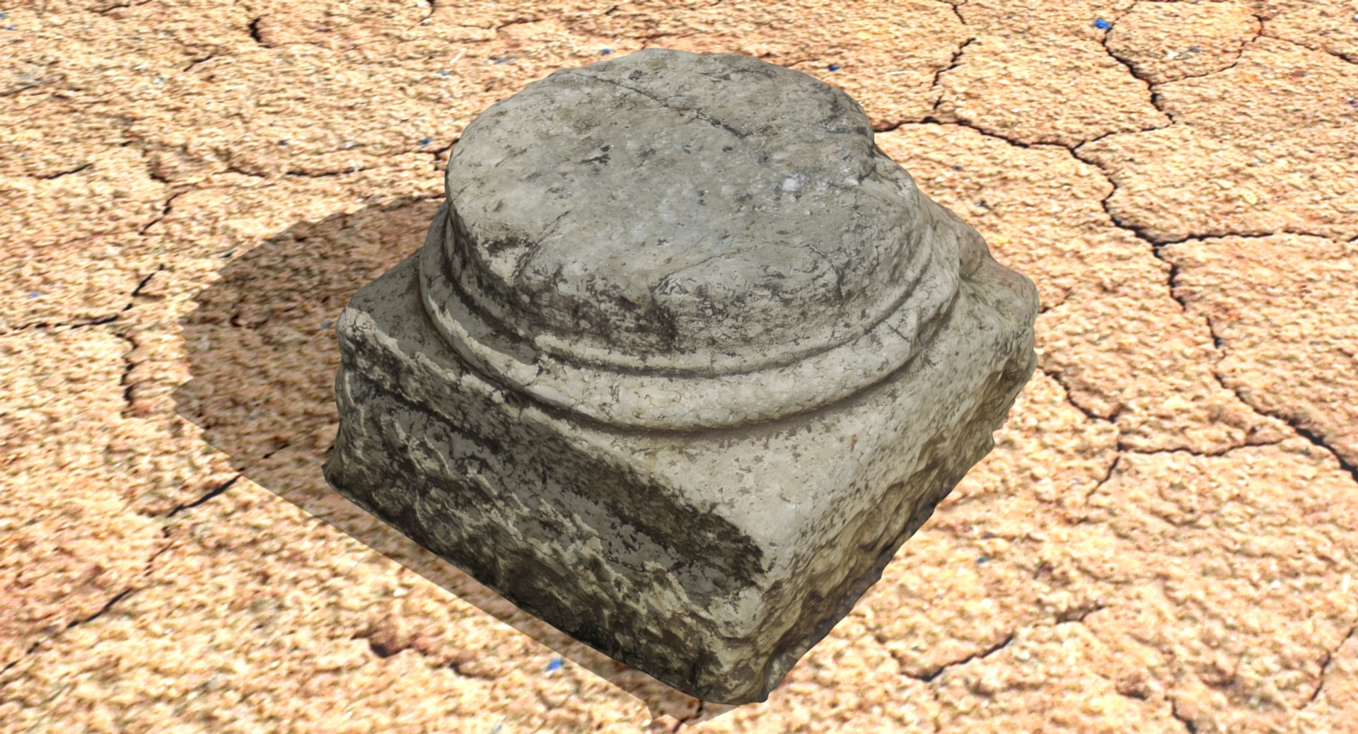 Obj Roman Column Base 1