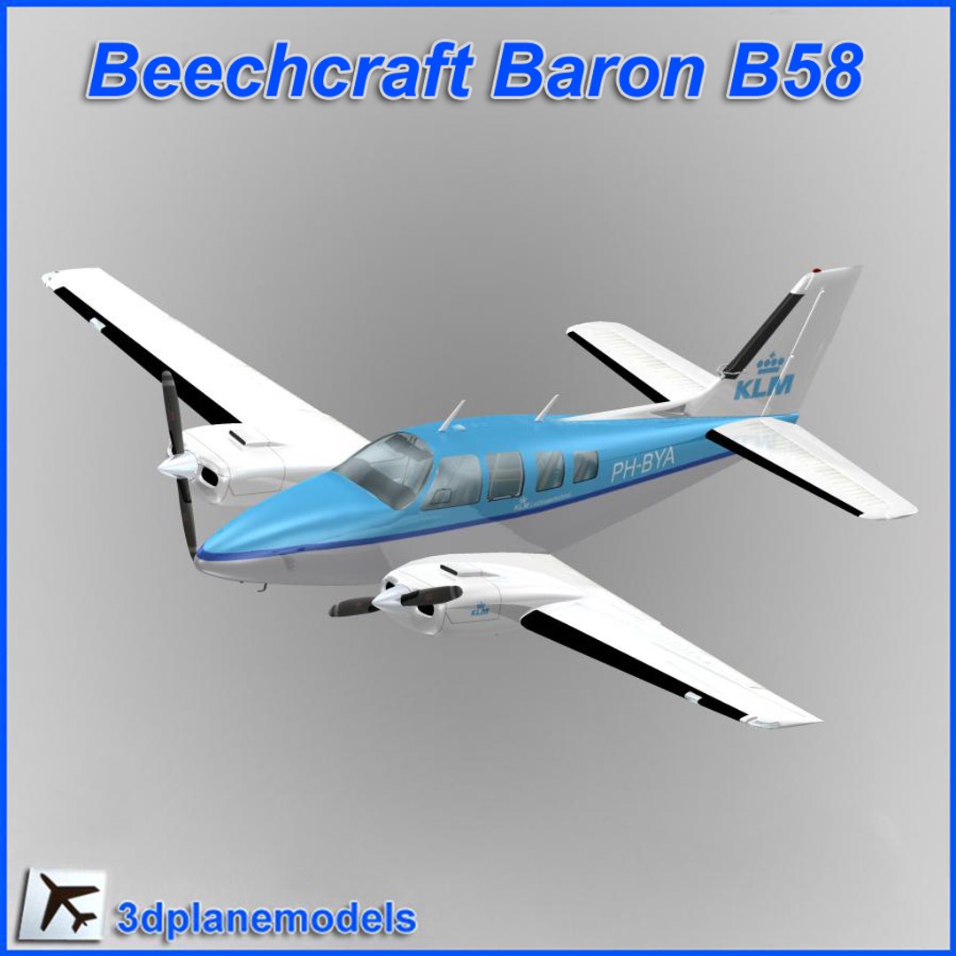 Beechcraft Baron B58 Klm Max