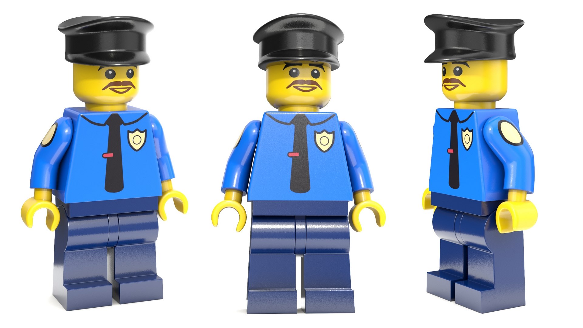 Minifigure LEGO Policeman Rigged For Cinema 4D 3D Model - TurboSquid ...
