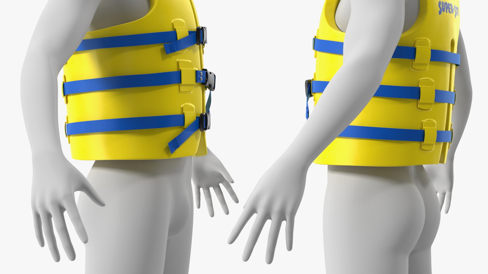 Super Soft Adult Medium Life Jacket 3D model - TurboSquid 1854624
