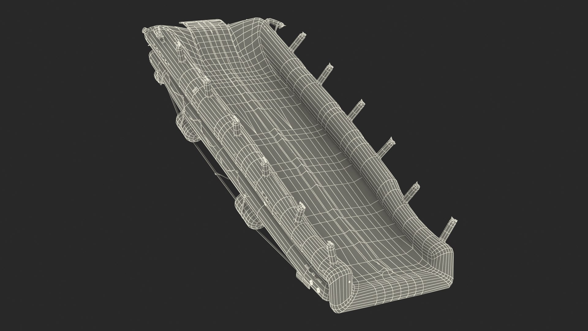 Airbus A330 Emergency Evacuation Slide 3D Model - TurboSquid 2423558