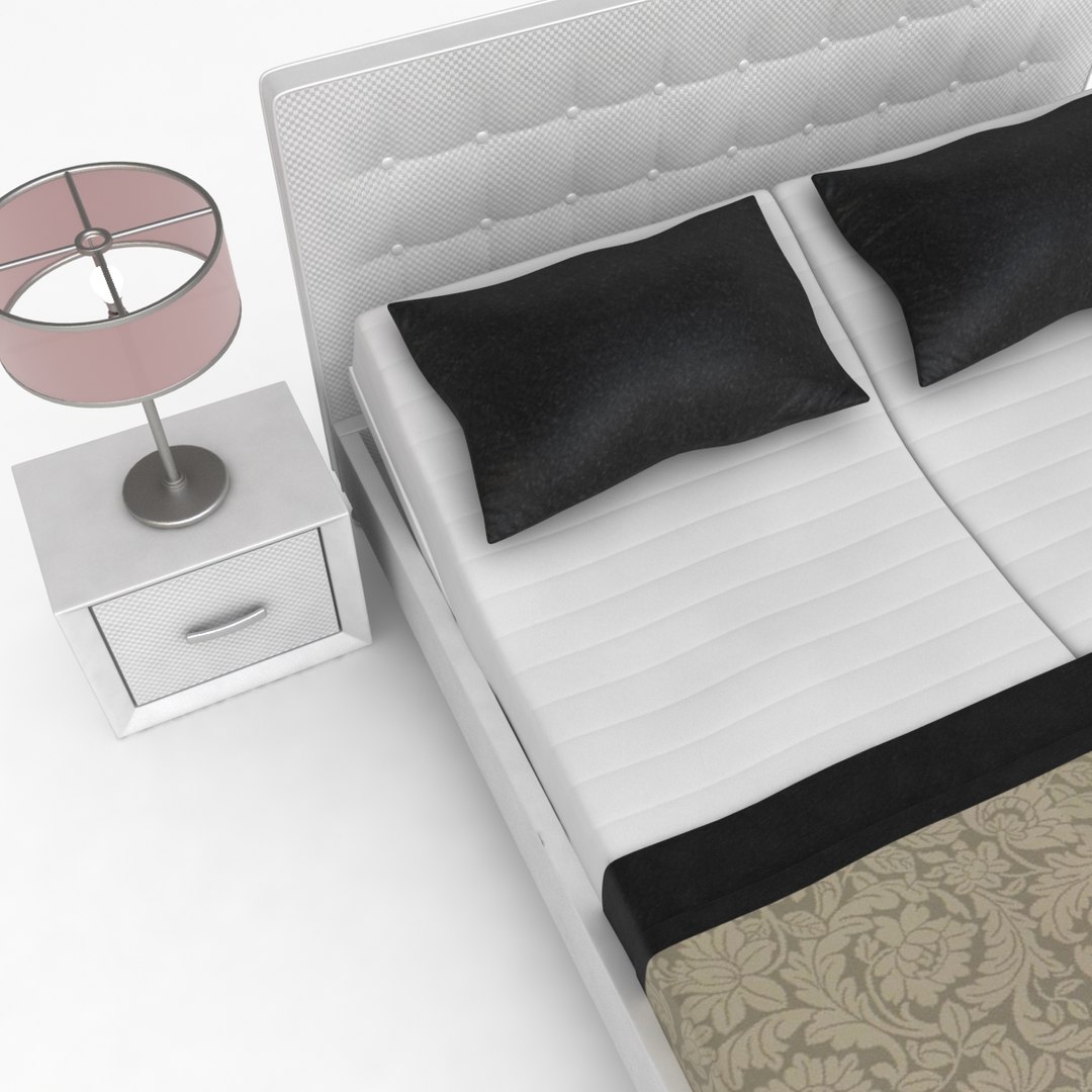 3d Model Of Shadow Adjustable Bed 4