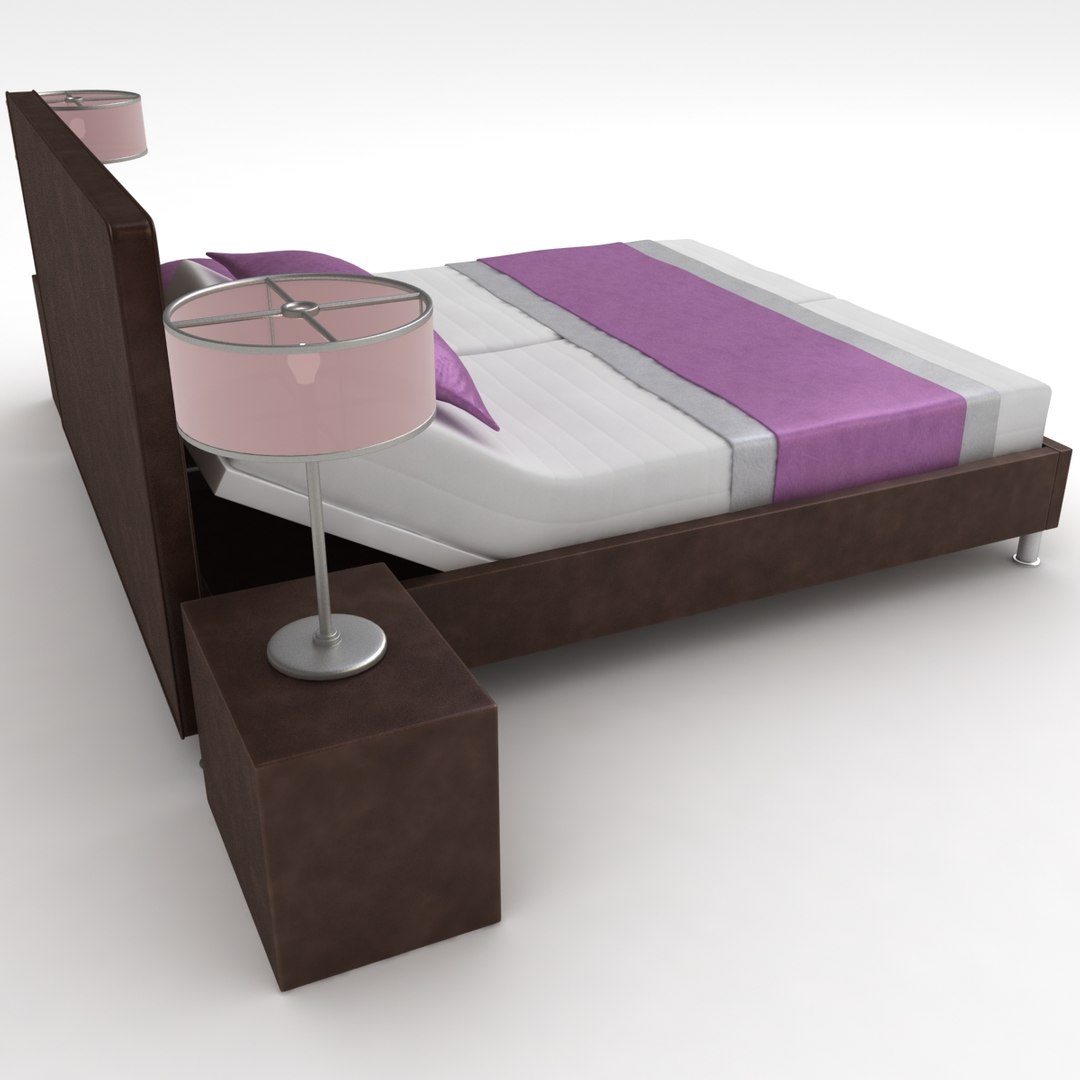 3d Model Of Shadow Adjustable Bed 4