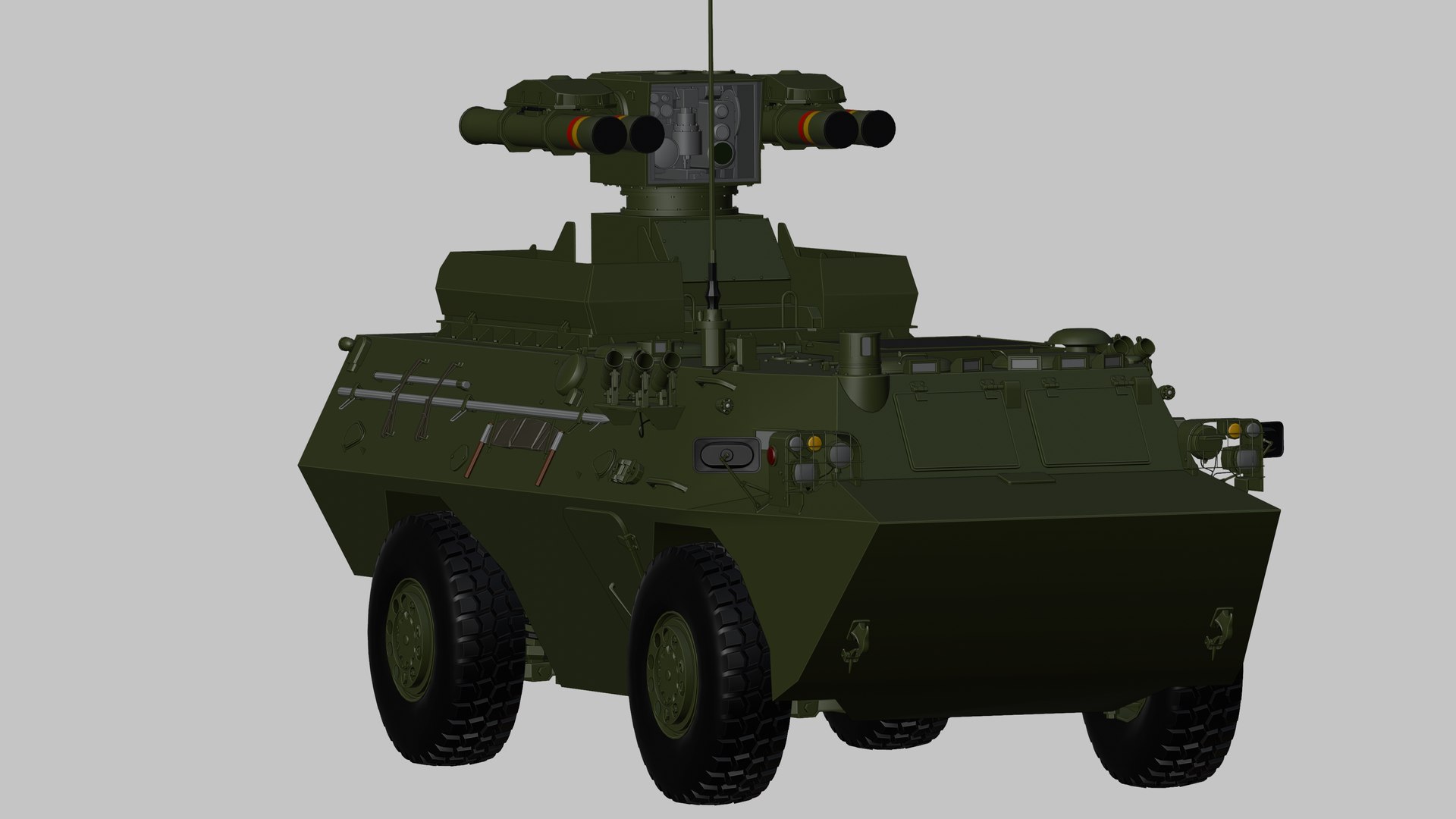 HJ-9 Anti-Tank Missile System 3D - TurboSquid 2332001