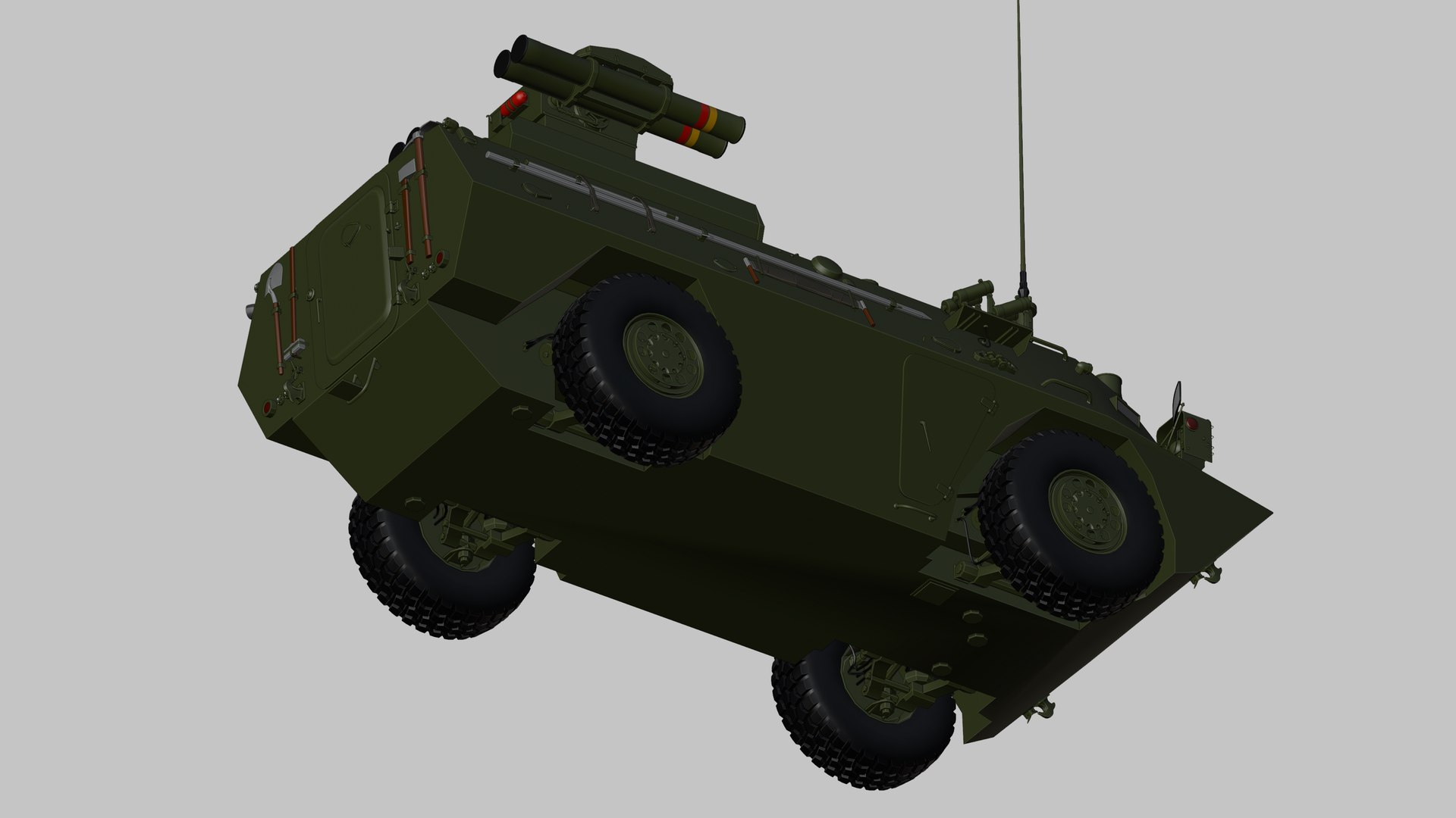 HJ-9 Anti-Tank Missile System 3D - TurboSquid 2332001