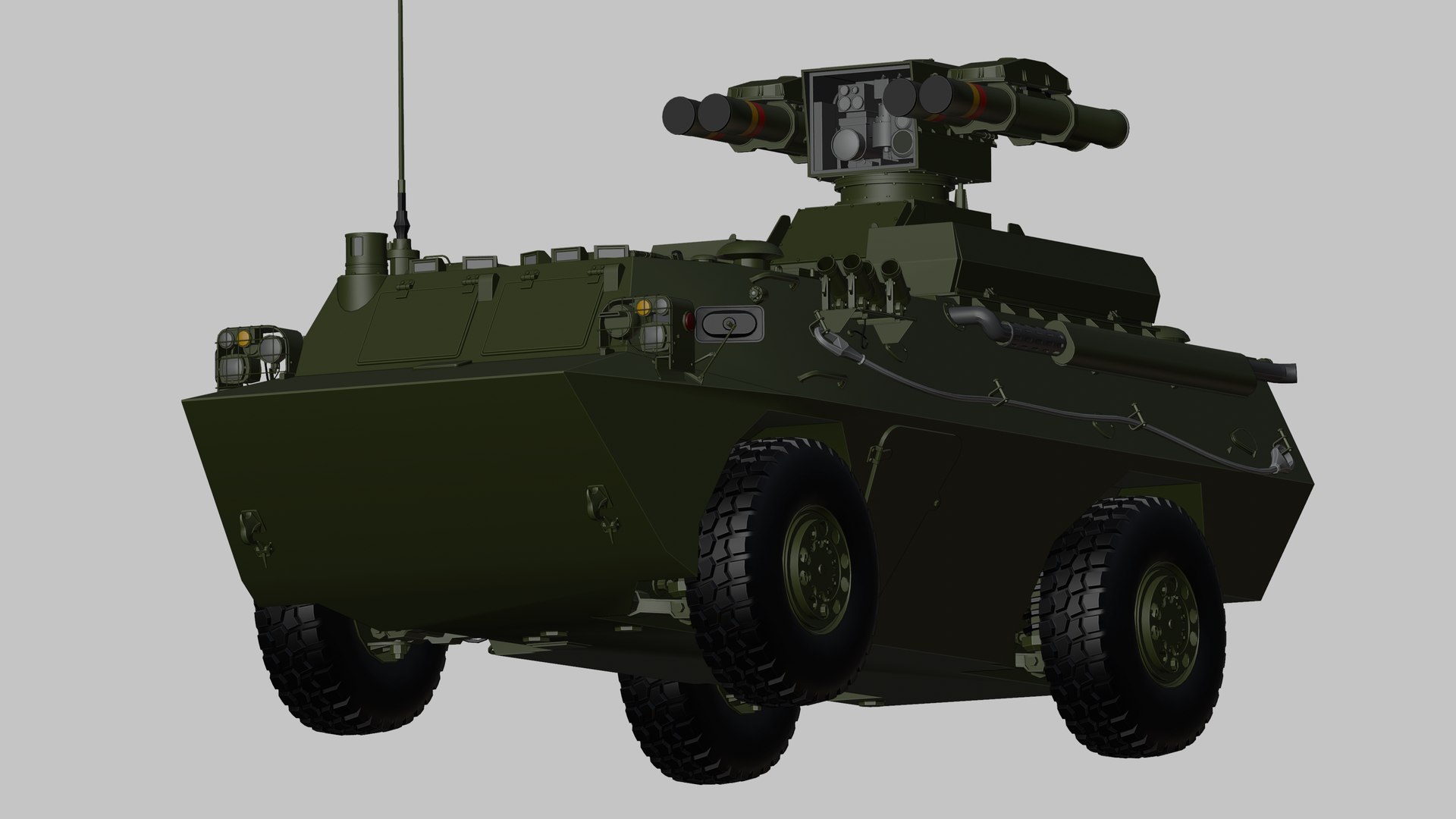 HJ-9 Anti-Tank Missile System 3D - TurboSquid 2332001