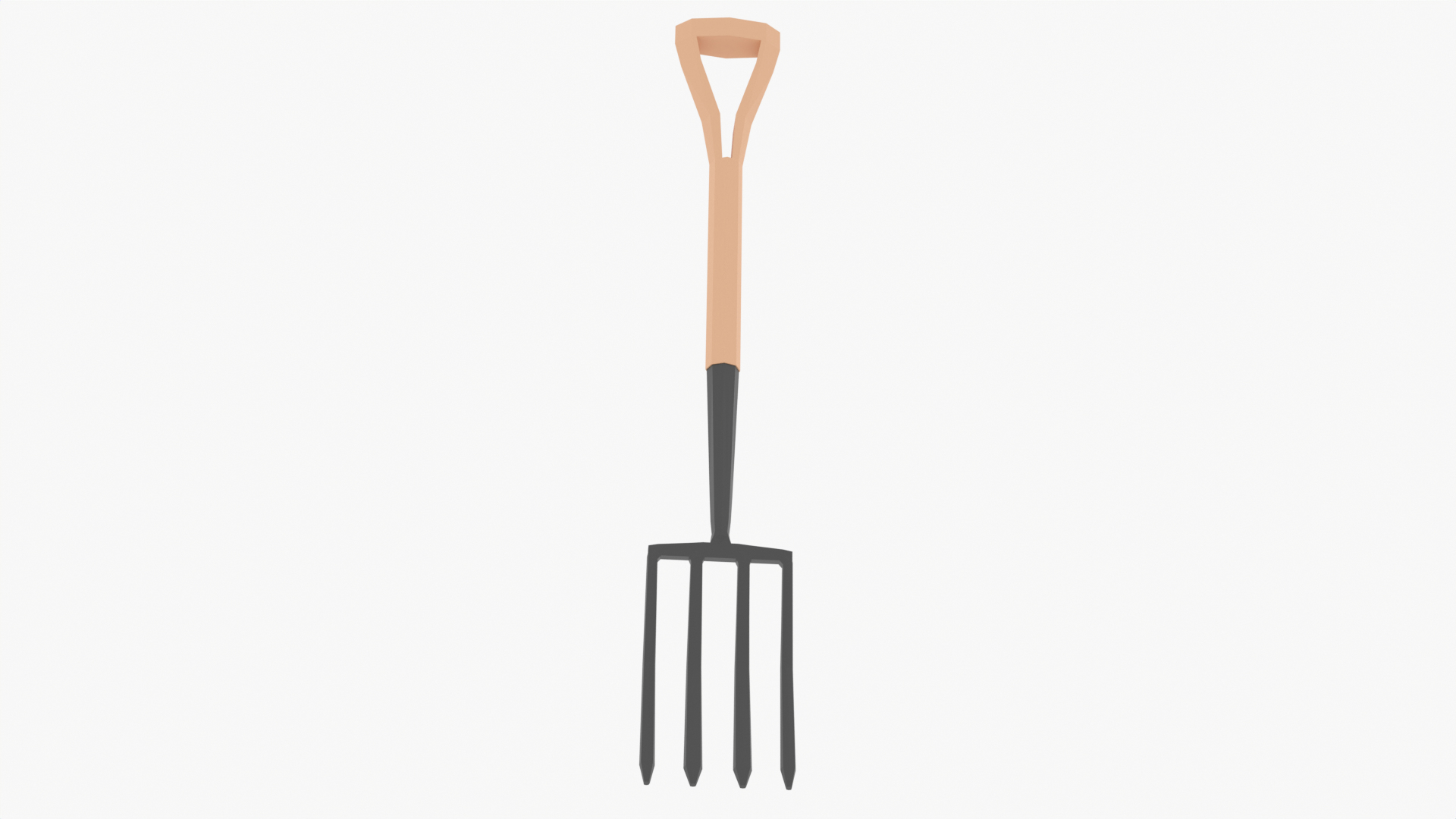 Low Poly Garden Fork 3D - TurboSquid 1798916